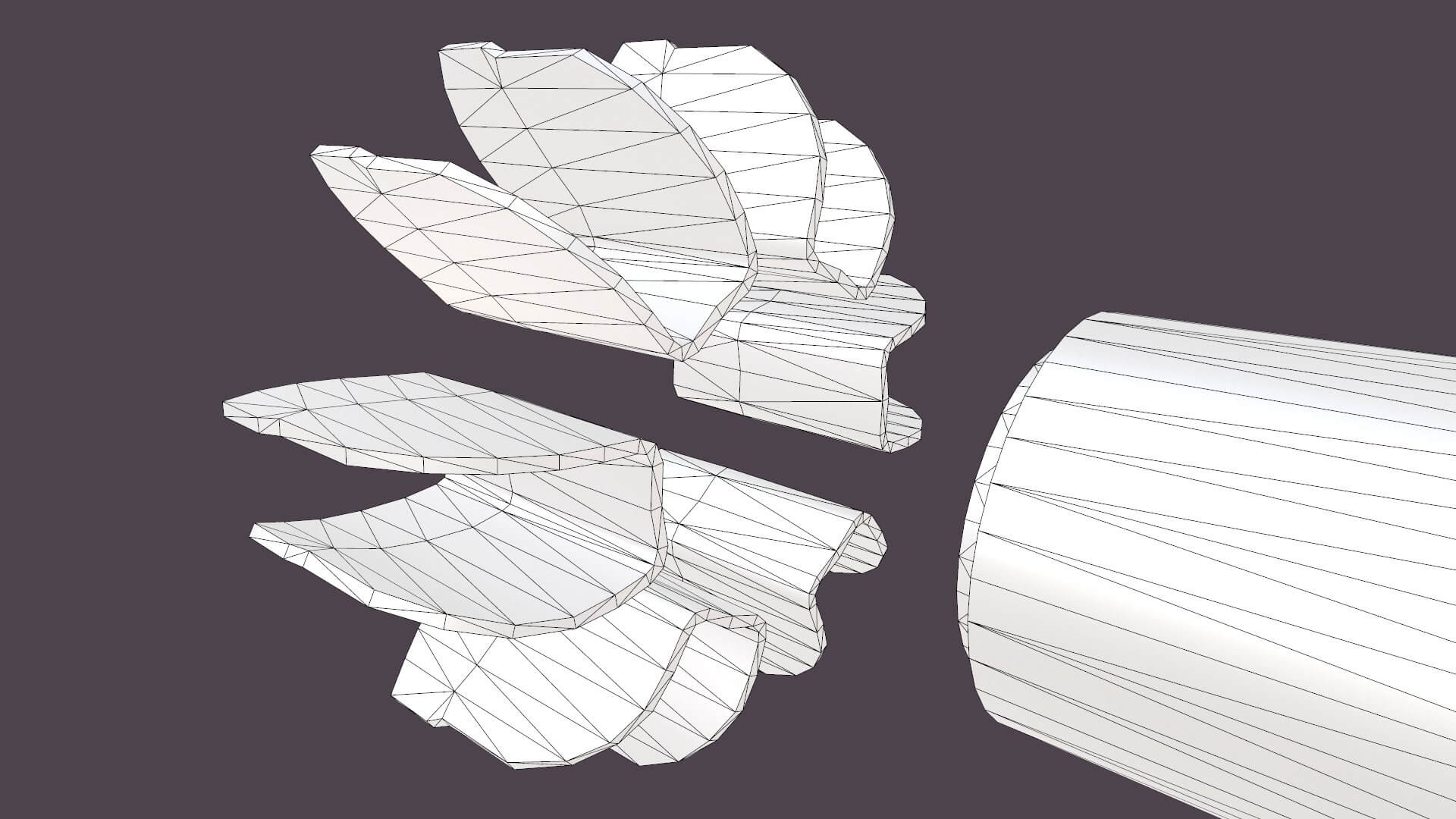 Mine Fragment - 3D Model by Grishmanovskij Anton