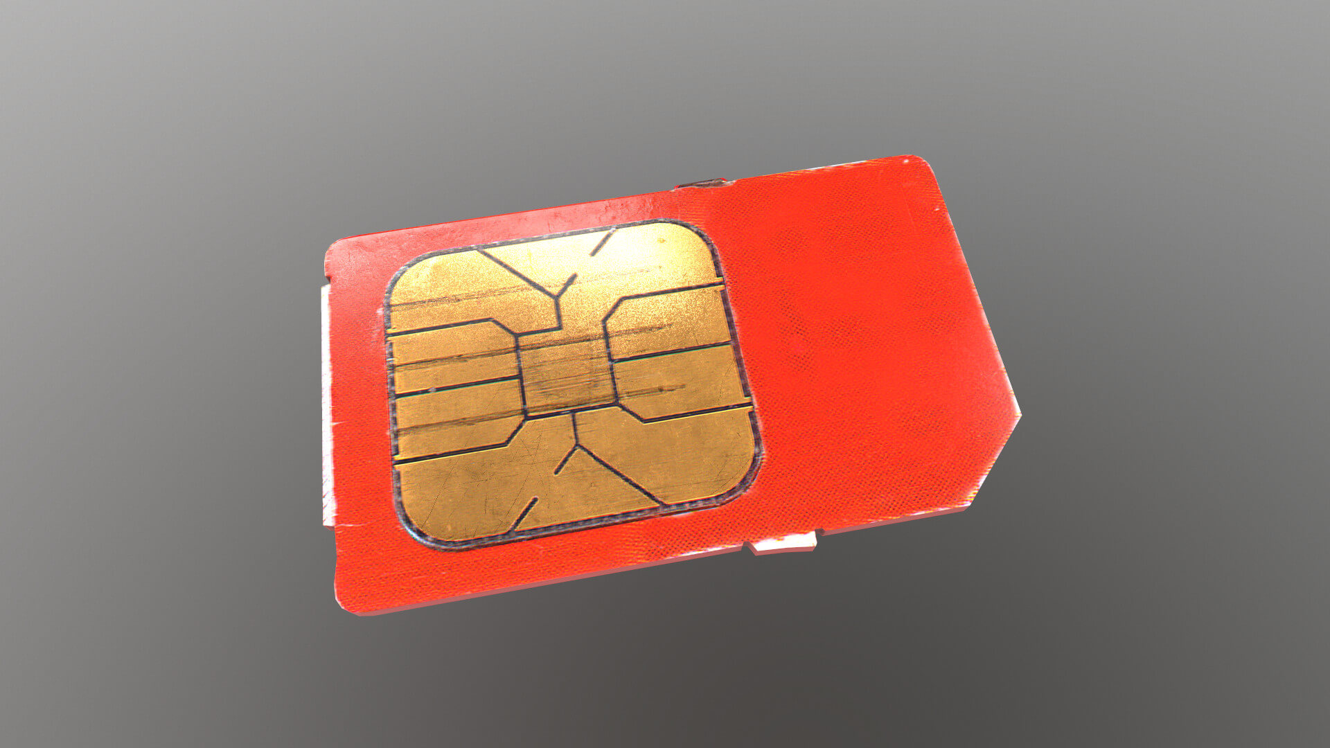 Mini SIM - 3D Model by Grishmanovskij Anton