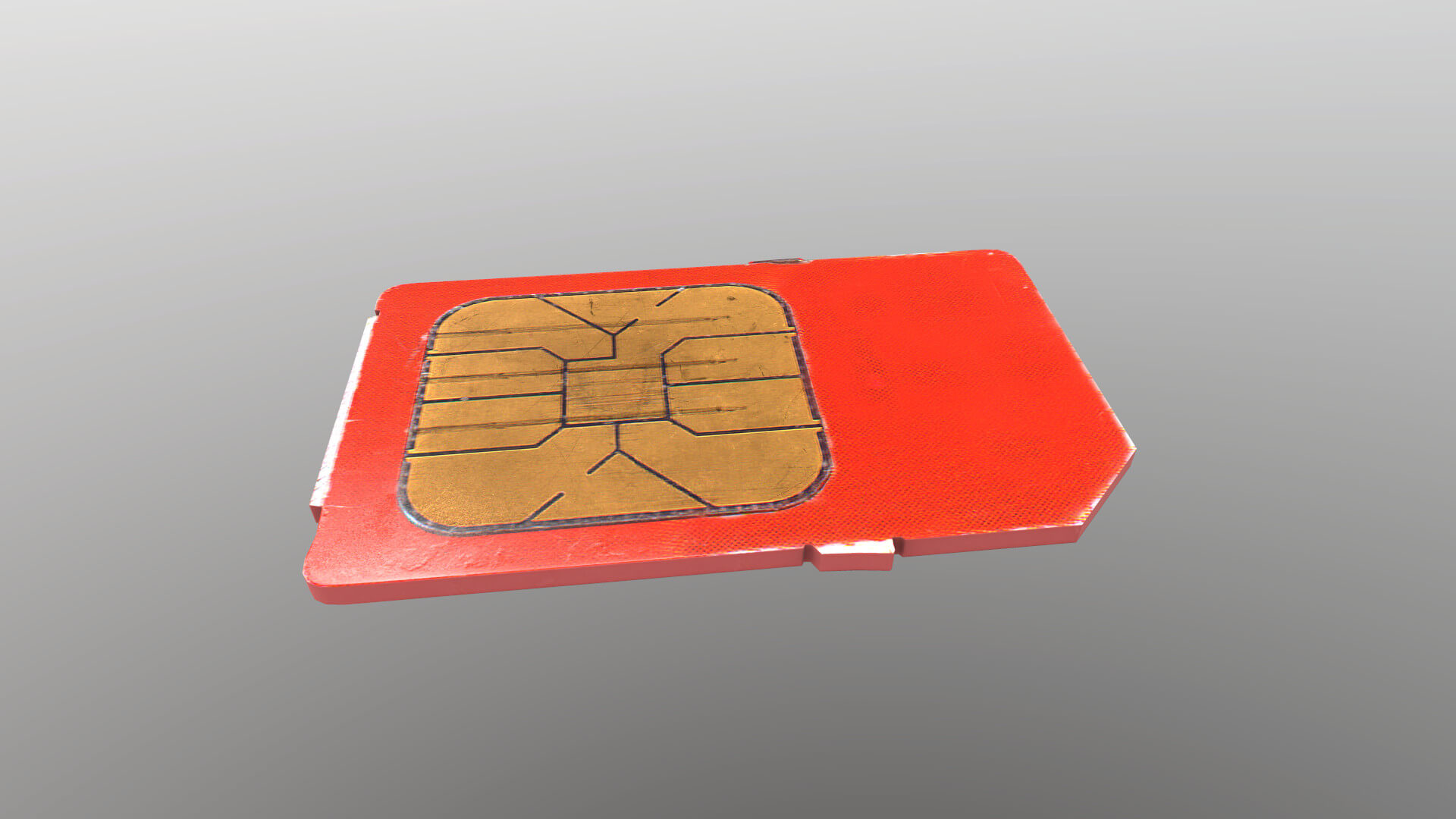 Mini SIM - 3D Model by Grishmanovskij Anton