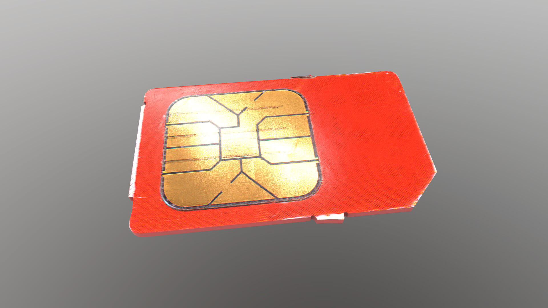 Mini SIM - 3D Model by Grishmanovskij Anton