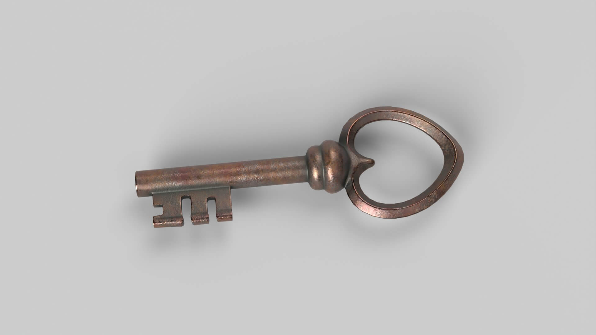 Old Key V2 - 3D Model by Grishmanovskij Anton