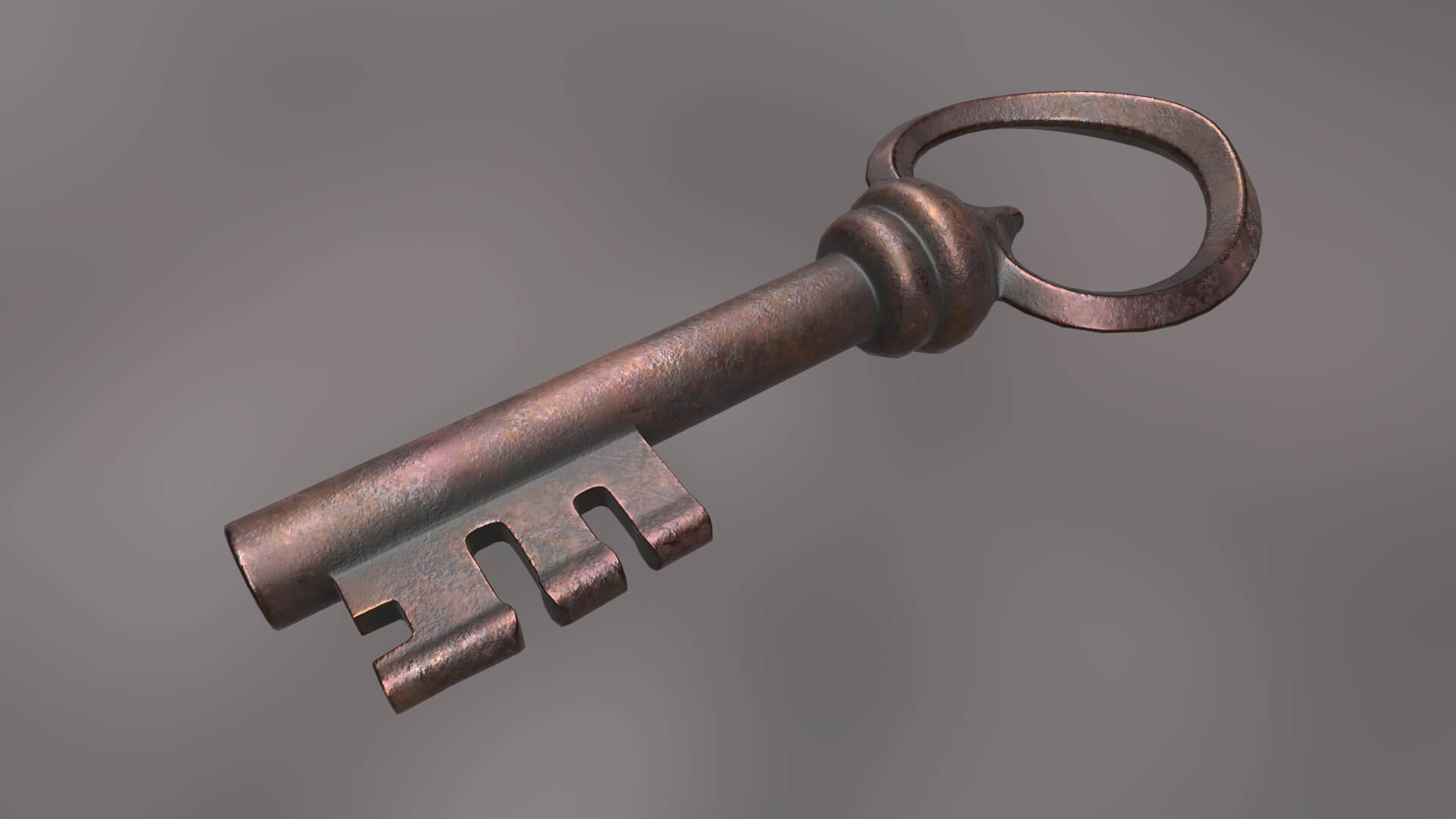 Old Key V2 - 3D Model by Grishmanovskij Anton