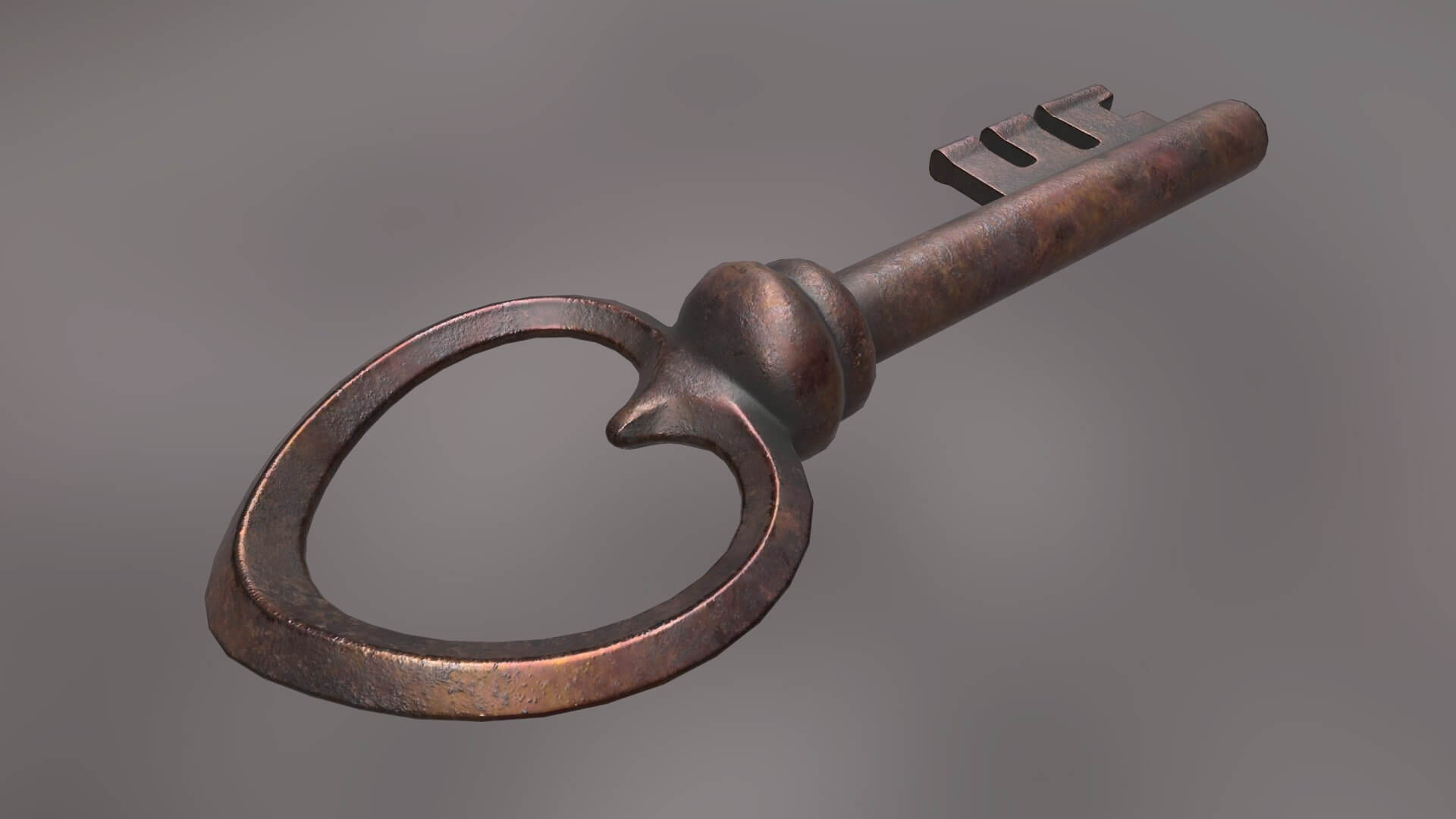 Old Key V2 - 3D Model by Grishmanovskij Anton