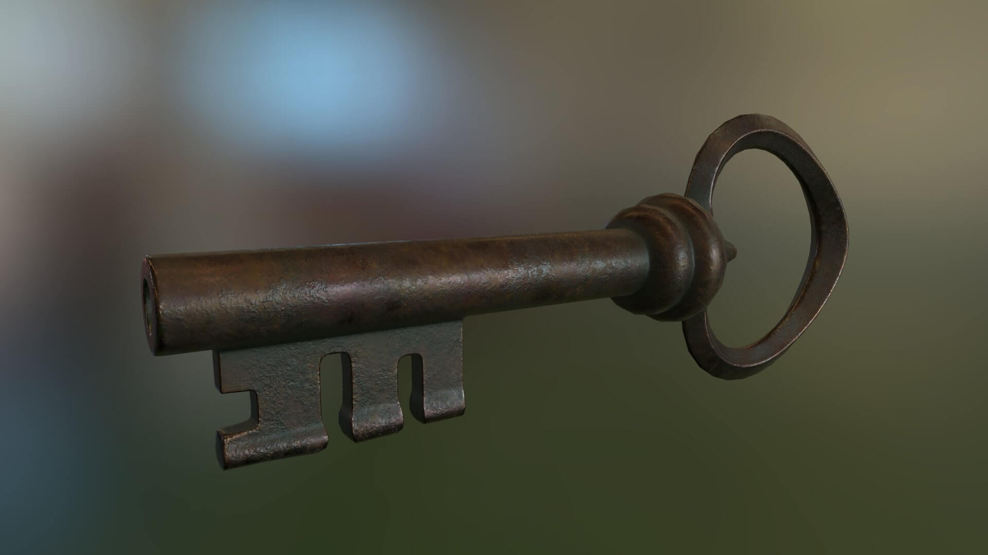 Old Key V2 - 3D Model by Grishmanovskij Anton