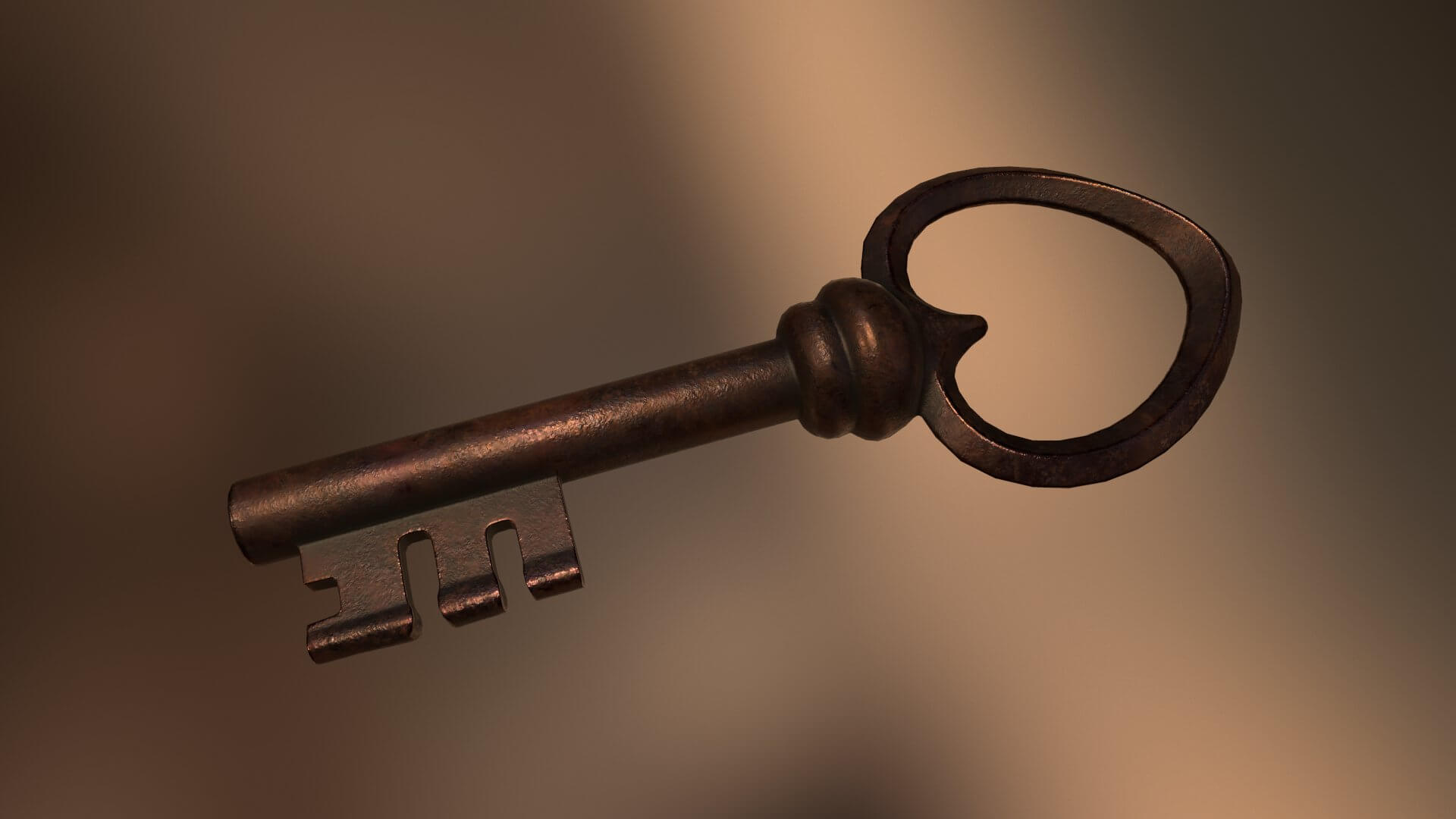 Old Key V2 - 3D Model by Grishmanovskij Anton