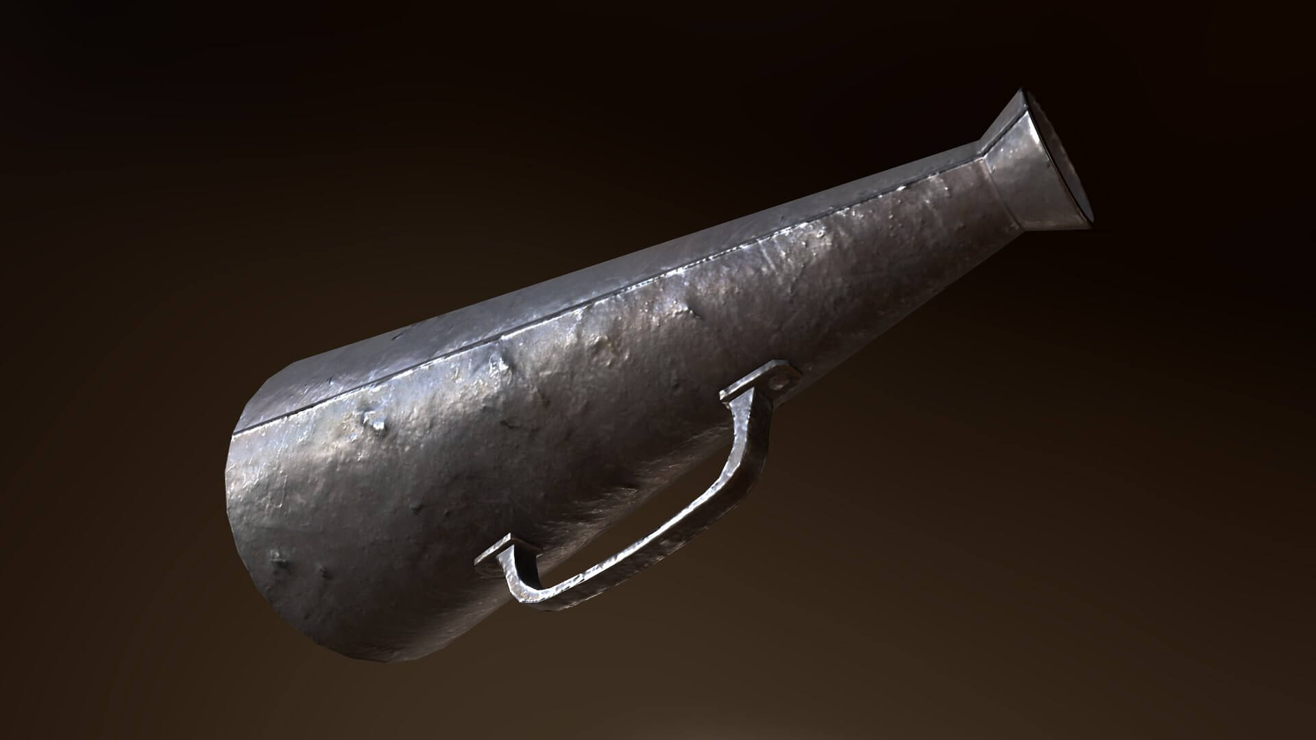 Old Metal Megaphone - 3D Model by Grishmanovskij Anton