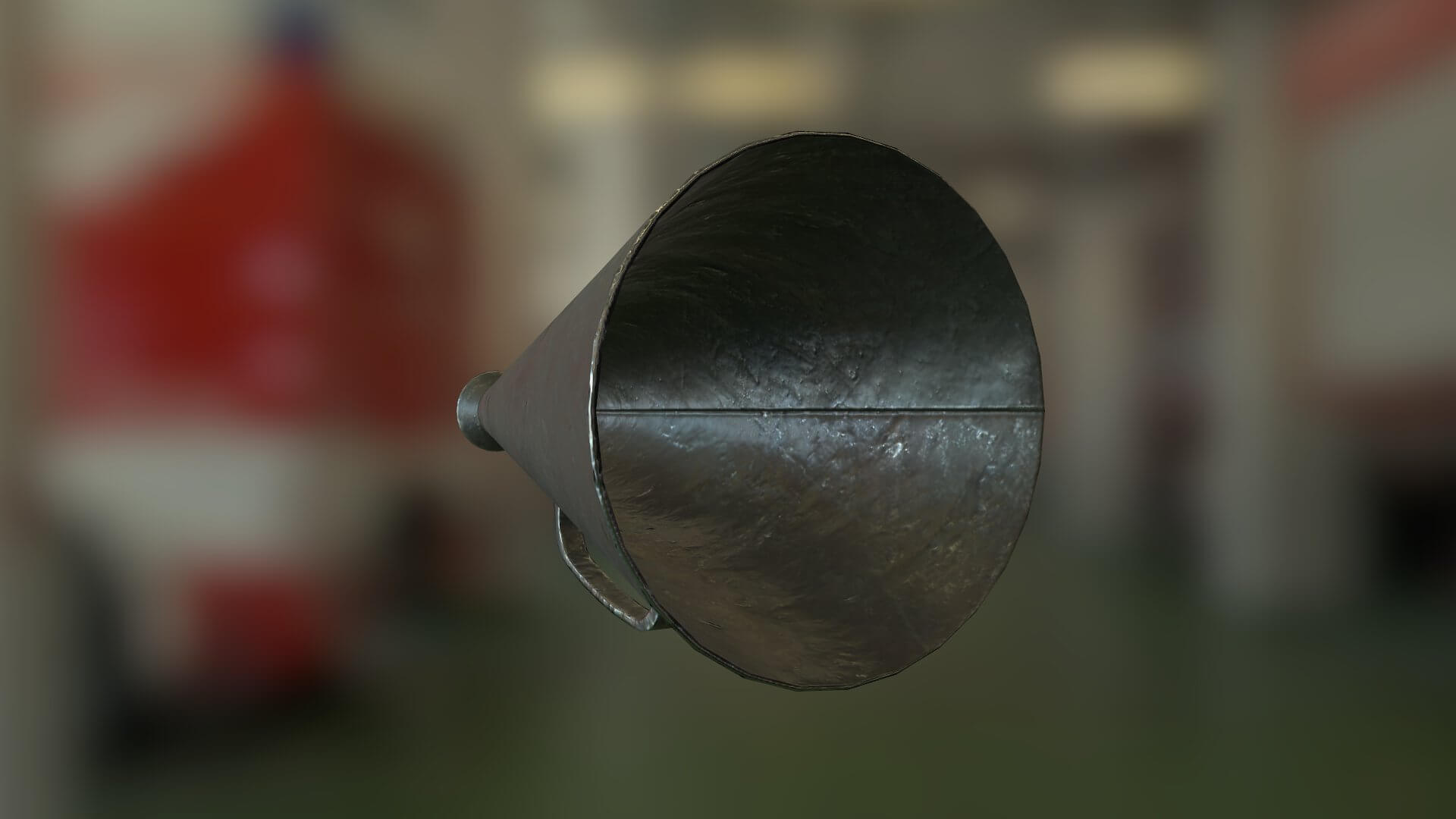 Old Metal Megaphone - 3D Model by Grishmanovskij Anton