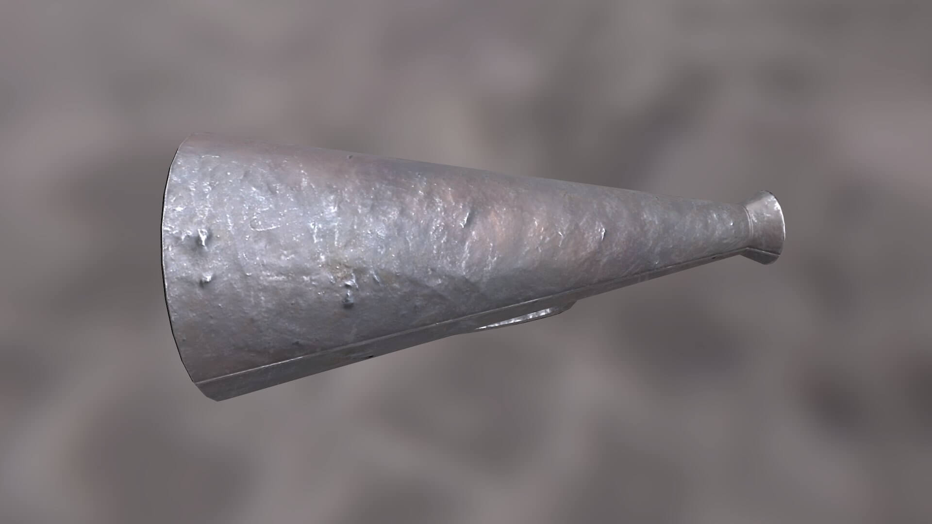 Old Metal Megaphone - 3D Model by Grishmanovskij Anton