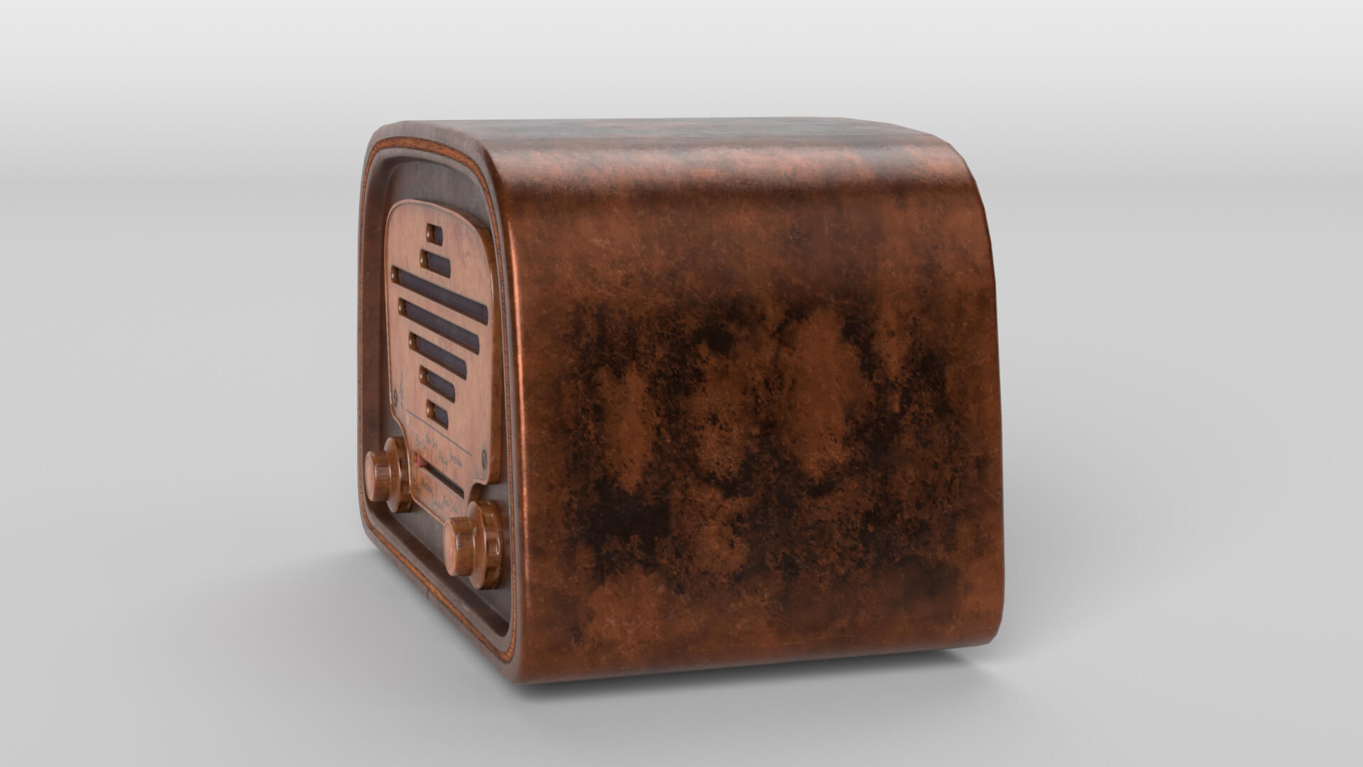 Old Radio - 3D Model by Grishmanovskij Anton