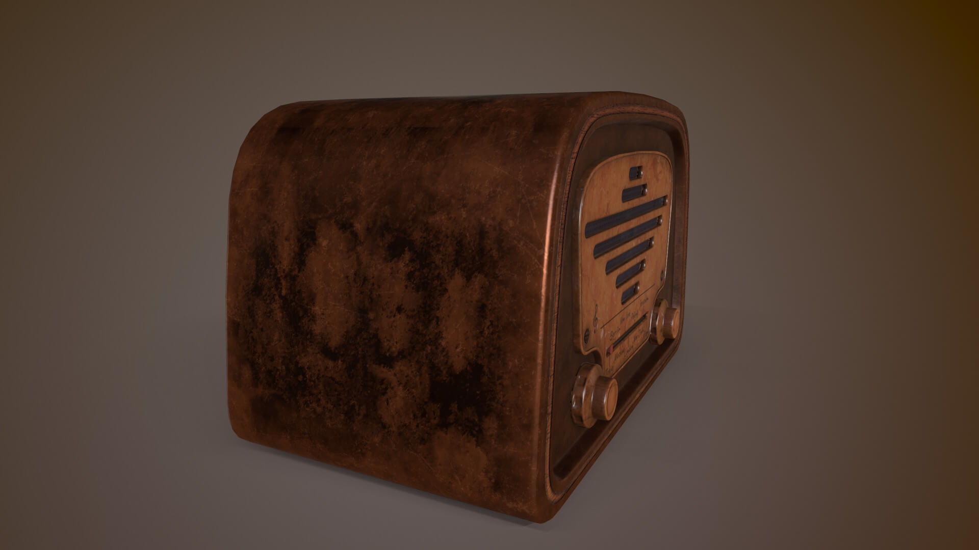 Old Radio - 3D Model by Grishmanovskij Anton