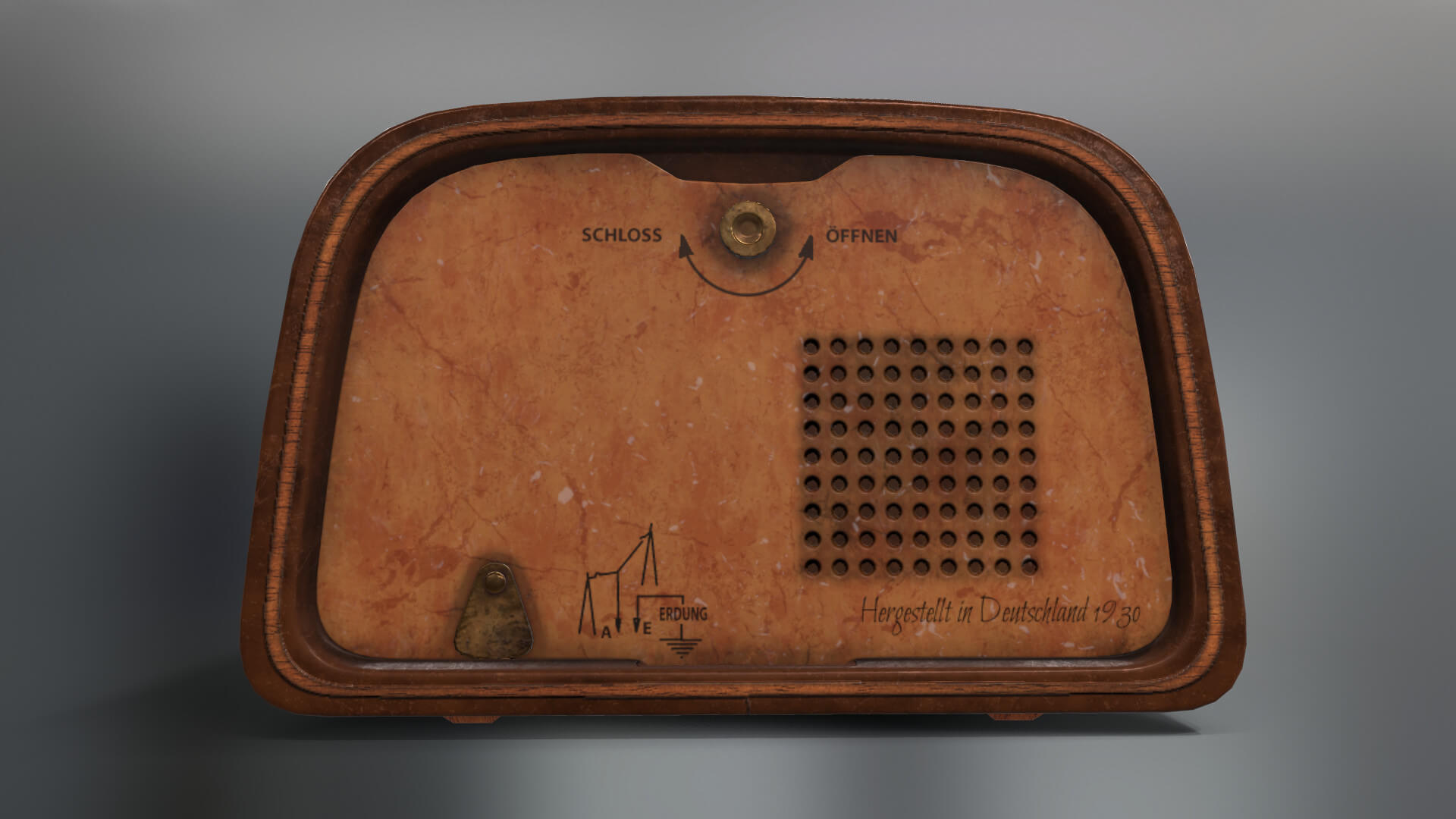 Old Radio - 3D Model by Grishmanovskij Anton