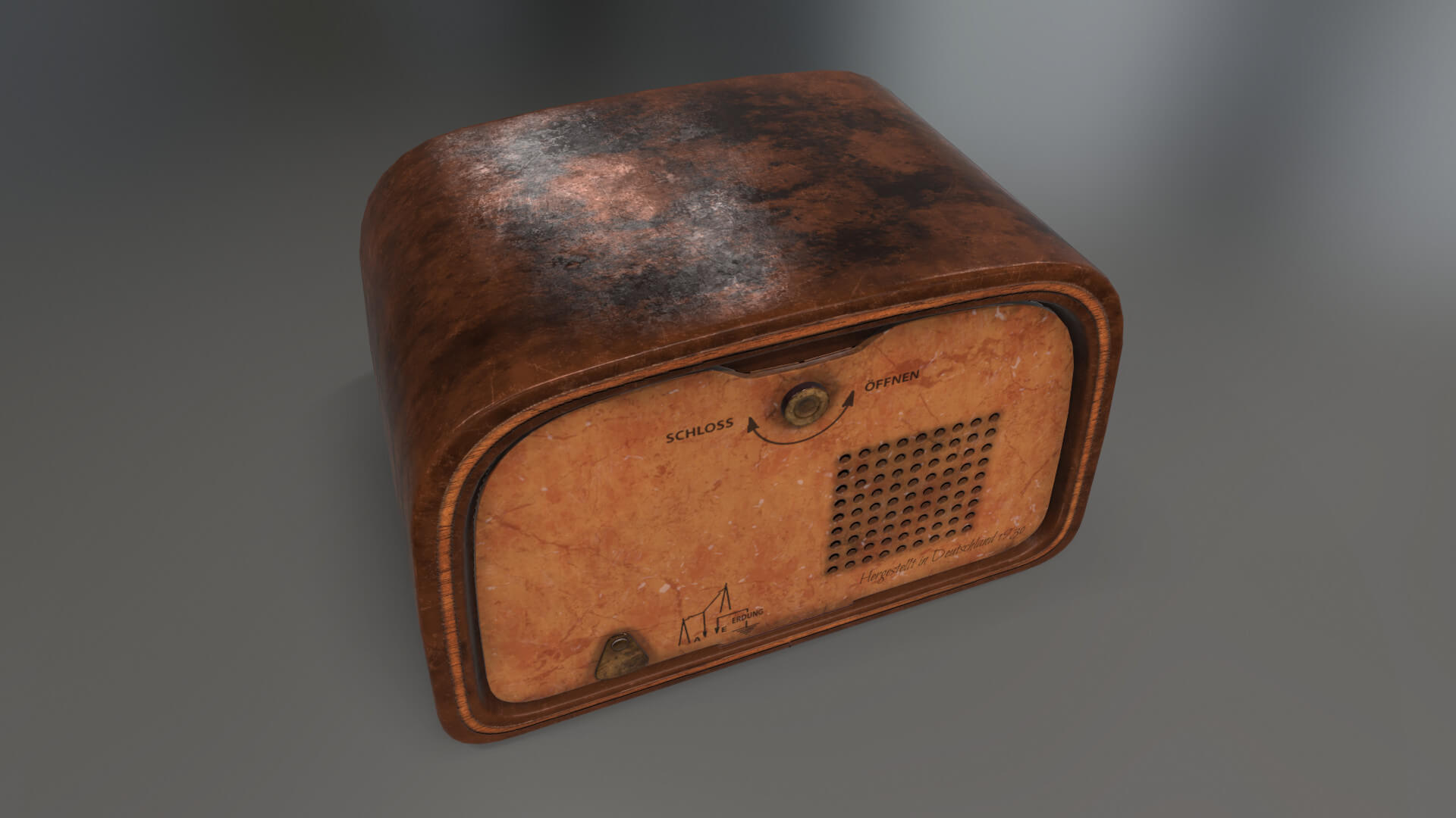 Old Radio - 3D Model by Grishmanovskij Anton