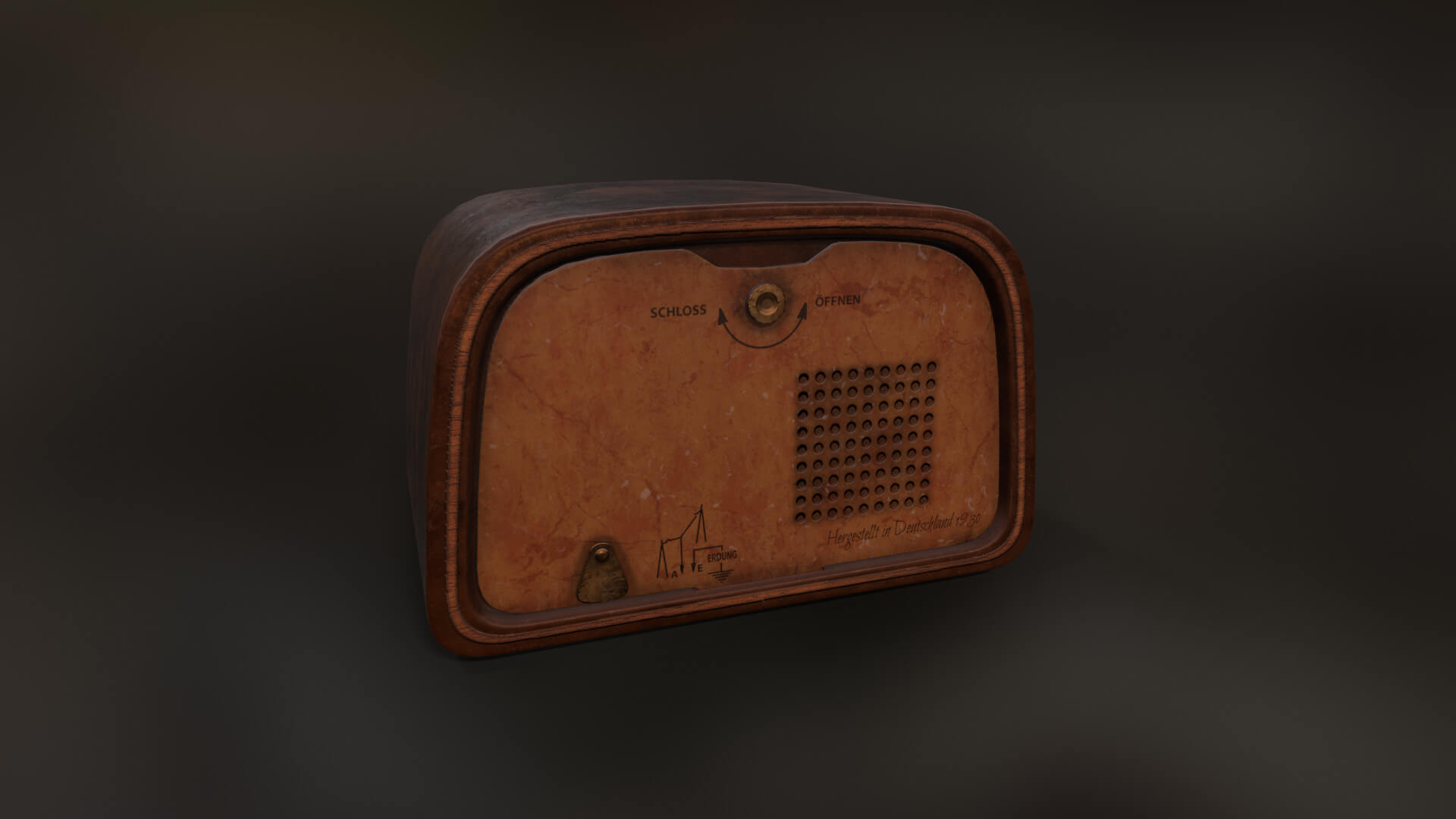 Old Radio - 3D Model by Grishmanovskij Anton