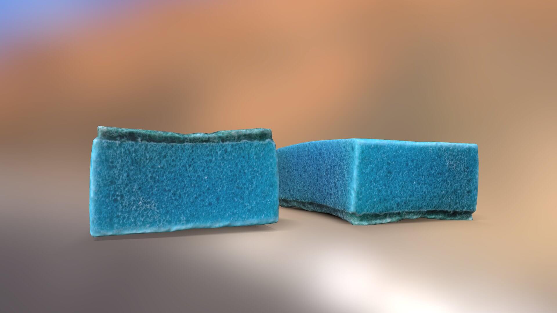 Old Sponge - 3D Model by Grishmanovskij Anton