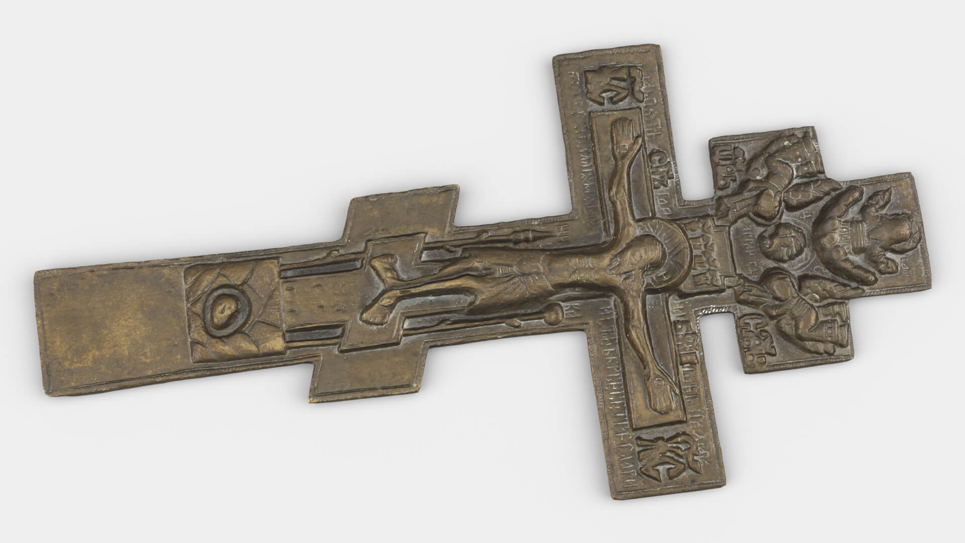 Orthodox Cross - 3D Model by Grishmanovskij Anton