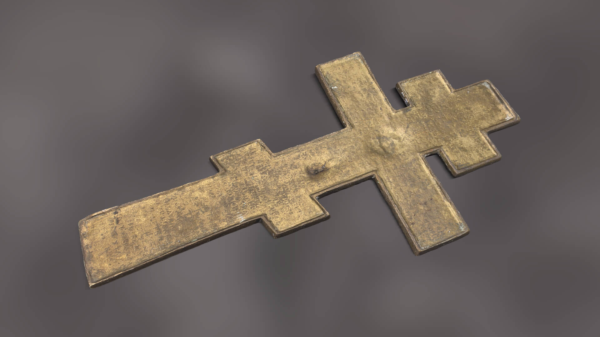 Orthodox Cross - 3D Model by Grishmanovskij Anton