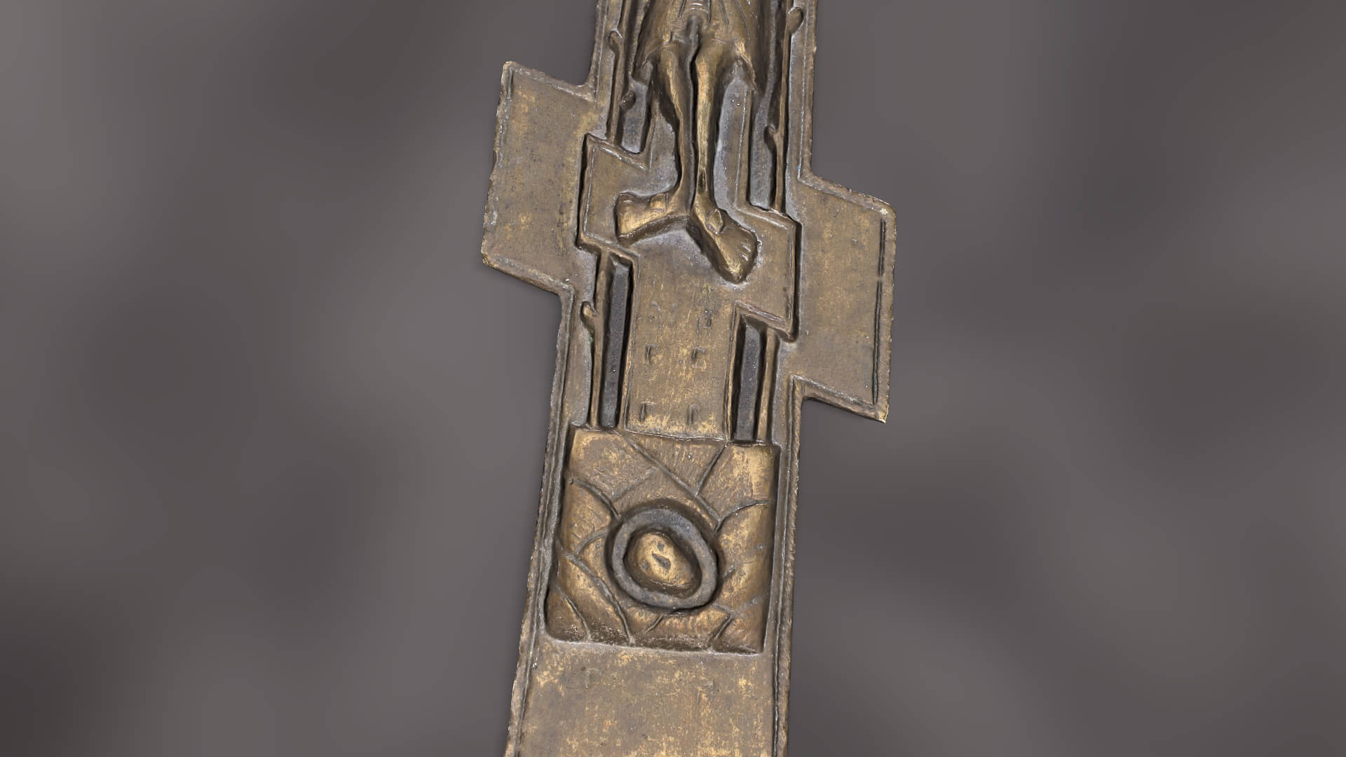 Orthodox Cross - 3D Model by Grishmanovskij Anton