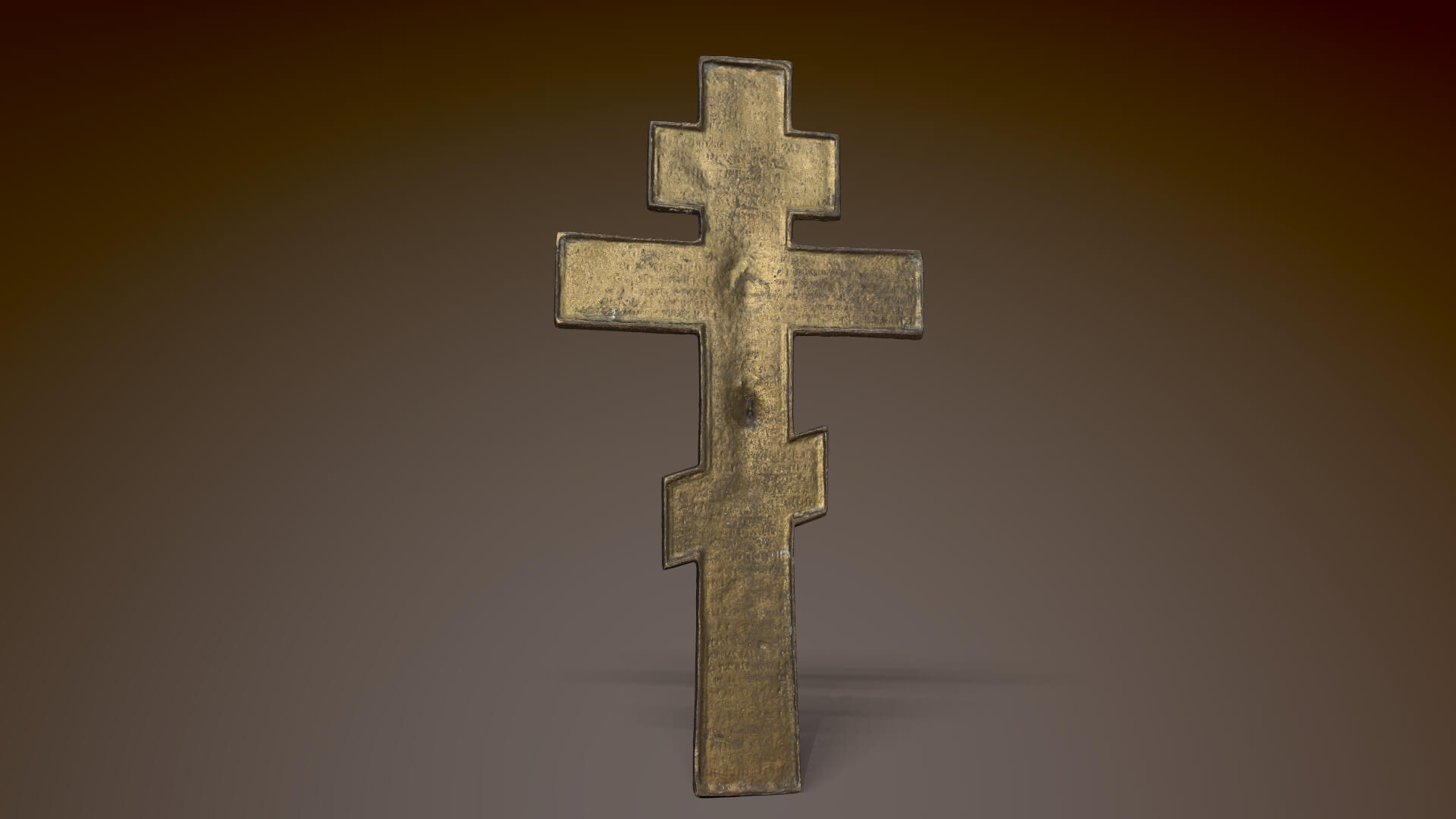 Orthodox Cross - 3D Model by Grishmanovskij Anton
