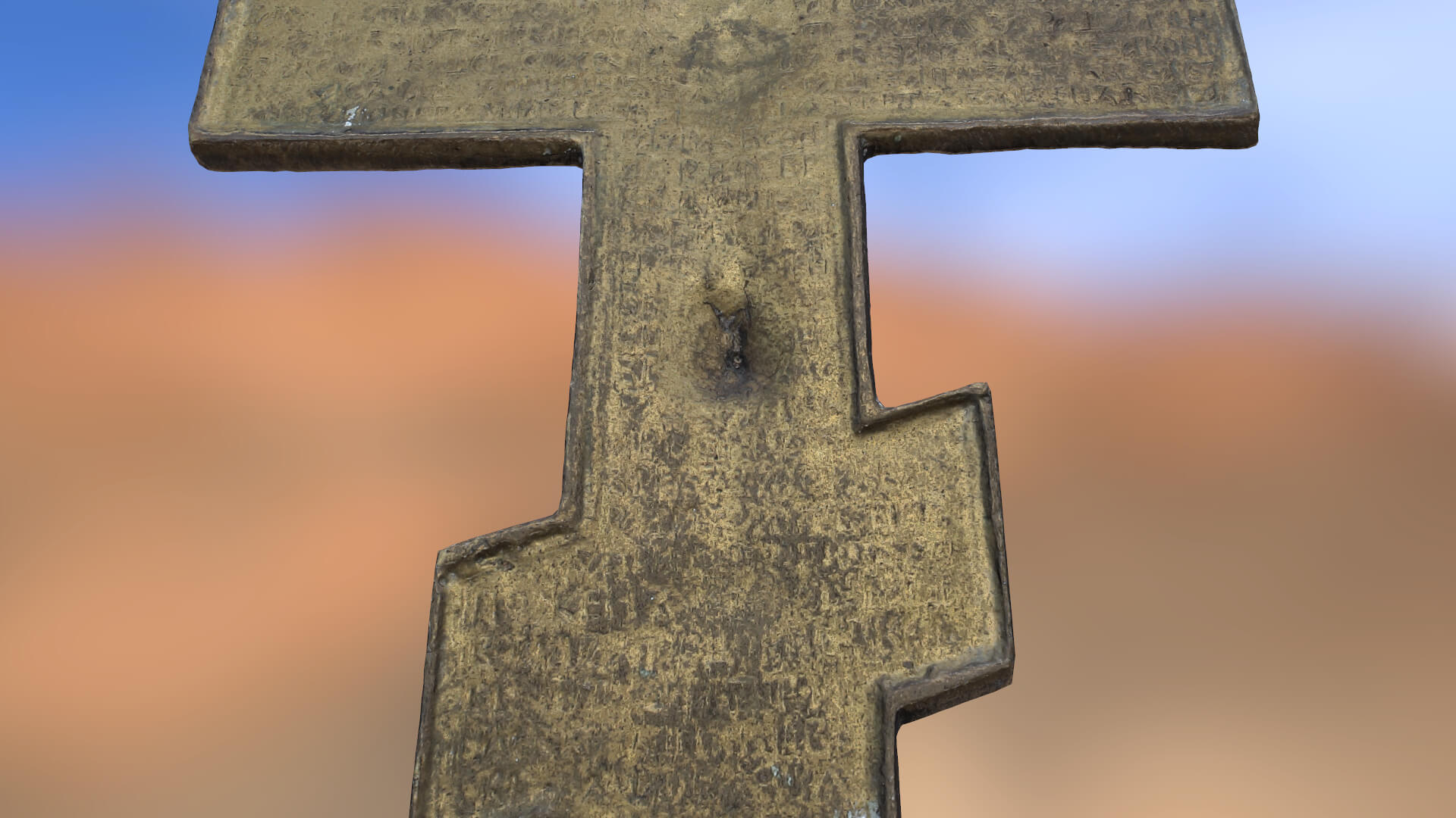 Orthodox Cross - 3D Model by Grishmanovskij Anton