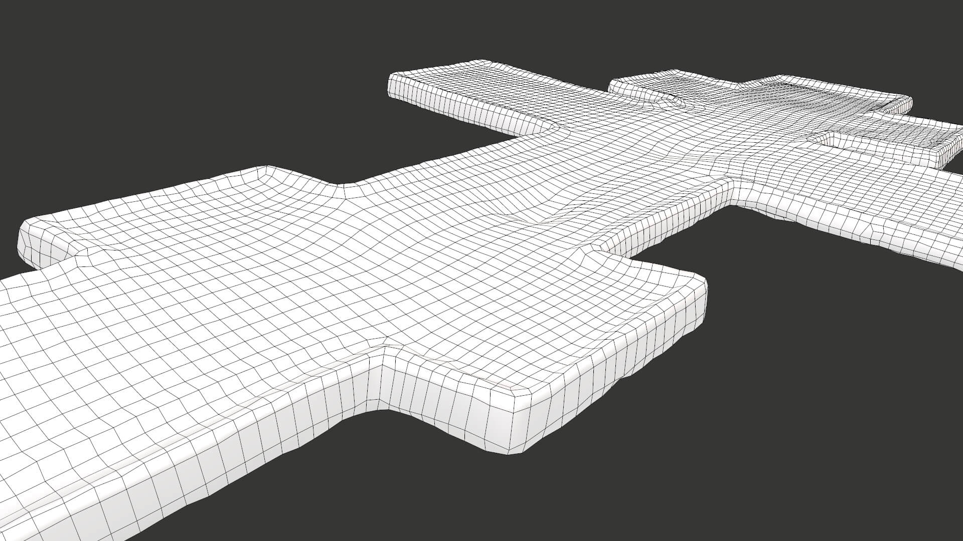 Orthodox Cross - 3D Model by Grishmanovskij Anton