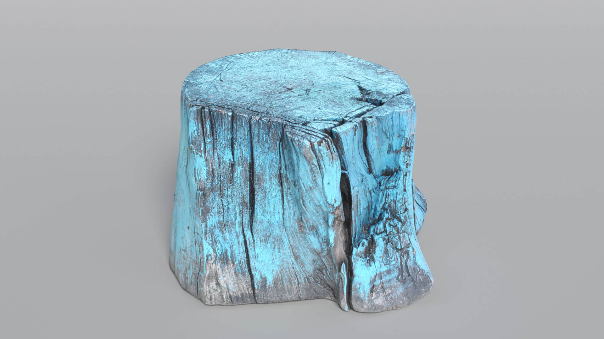 Painted Stump - 3D Model by Grishmanovskij Anton
