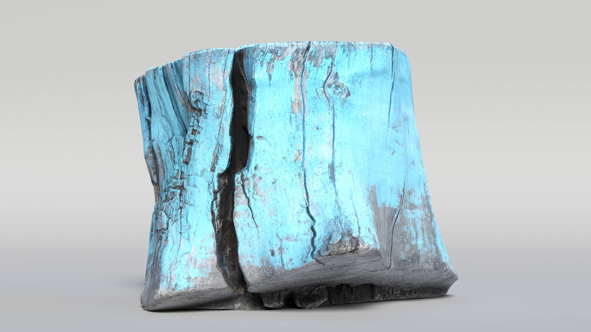 Painted Stump - 3D Model by Grishmanovskij Anton