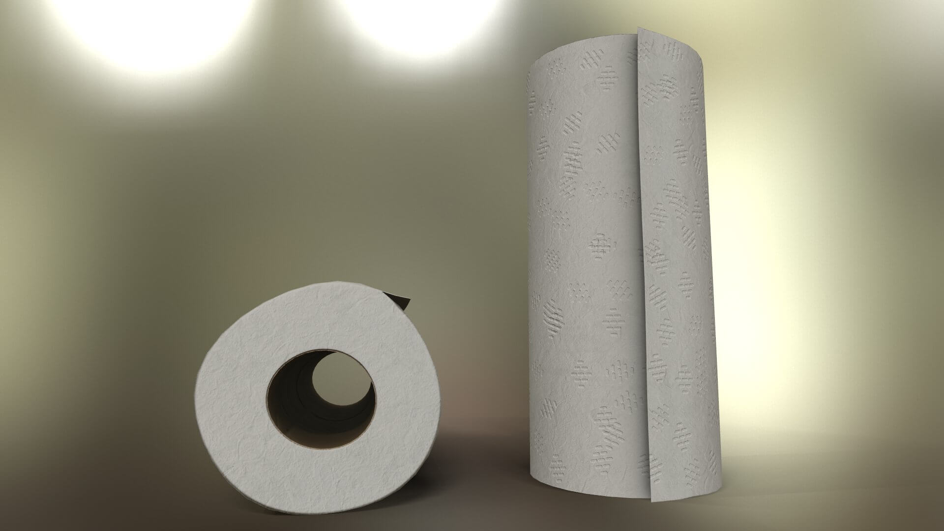 Paper Towel - 3D Model by Grishmanovskij Anton