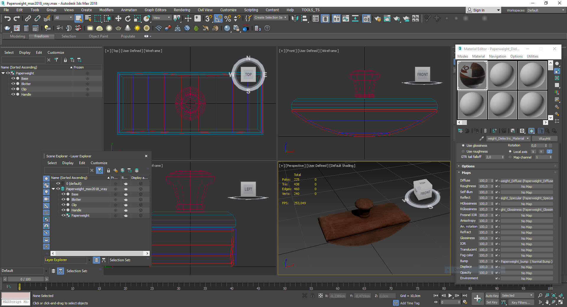 Paperweight - 3D Model by Grishmanovskij Anton