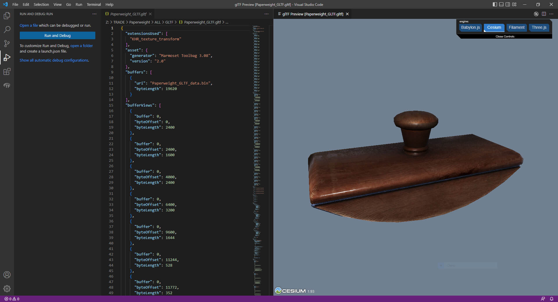 Paperweight - 3D Model by Grishmanovskij Anton