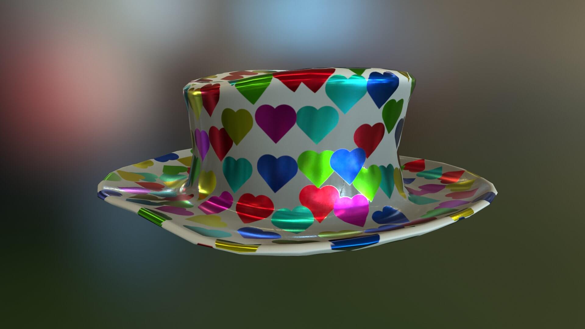 Party Hat V2 - 3D Model by Grishmanovskij Anton