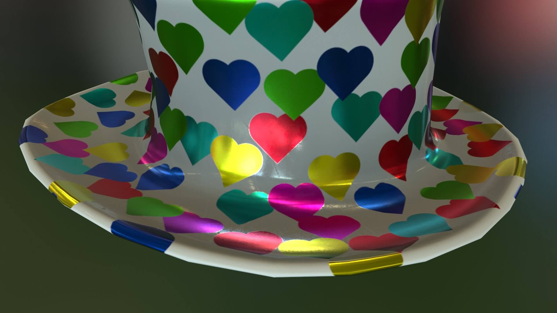 Party Hat V2 - 3D Model by Grishmanovskij Anton