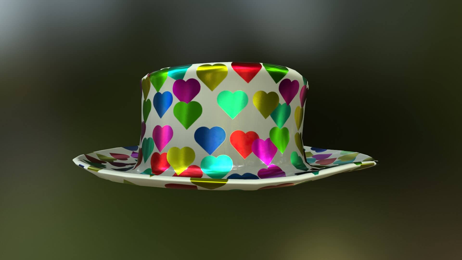 Party Hat V2 - 3D Model by Grishmanovskij Anton