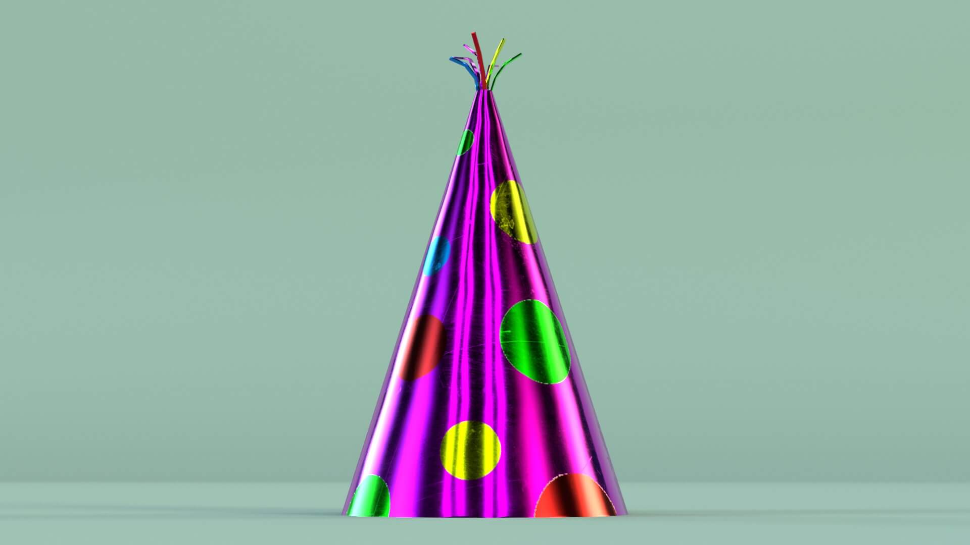 Party Hat - 3D Model by Grishmanovskij Anton