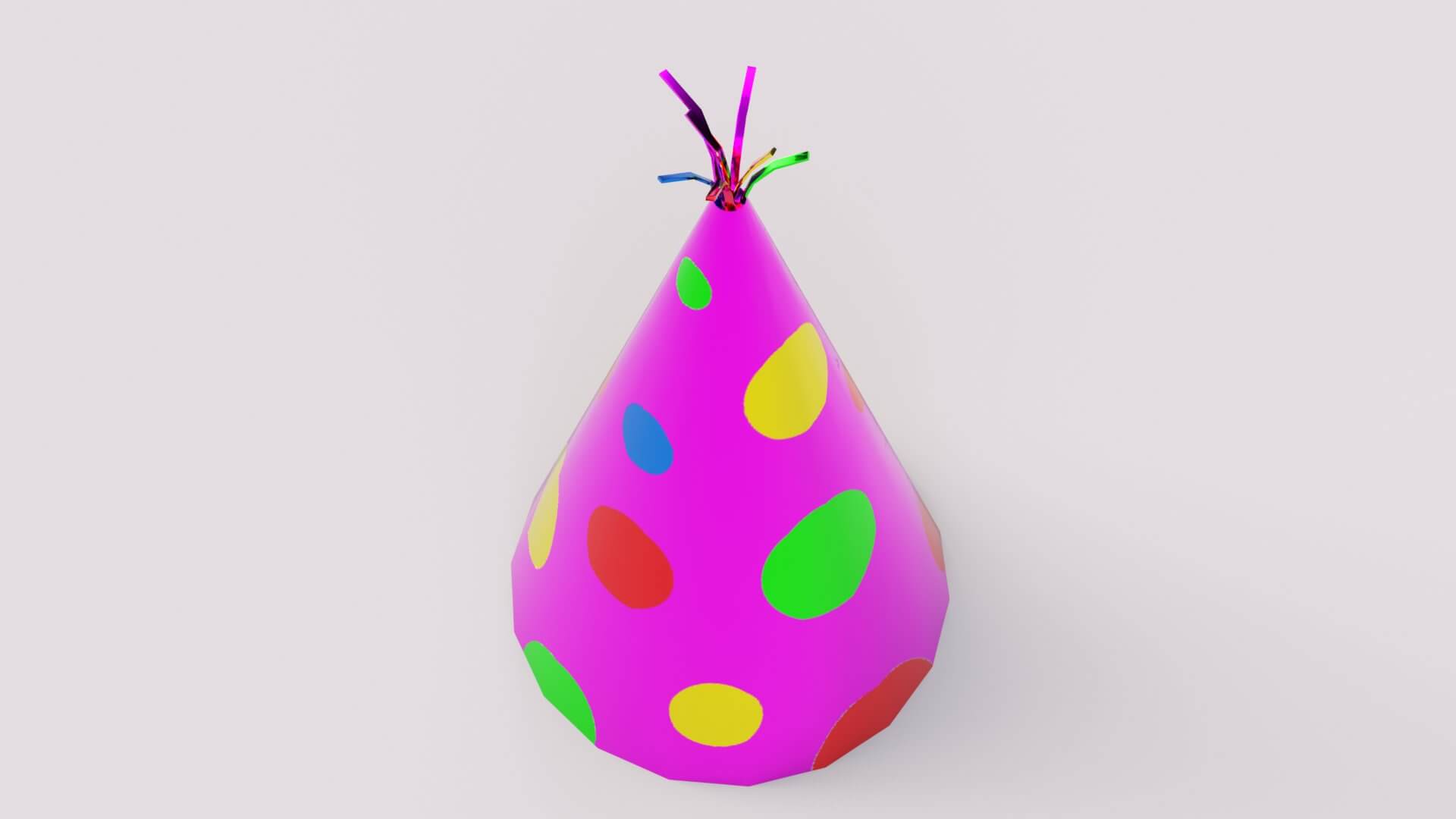 Party Hat - 3D Model by Grishmanovskij Anton