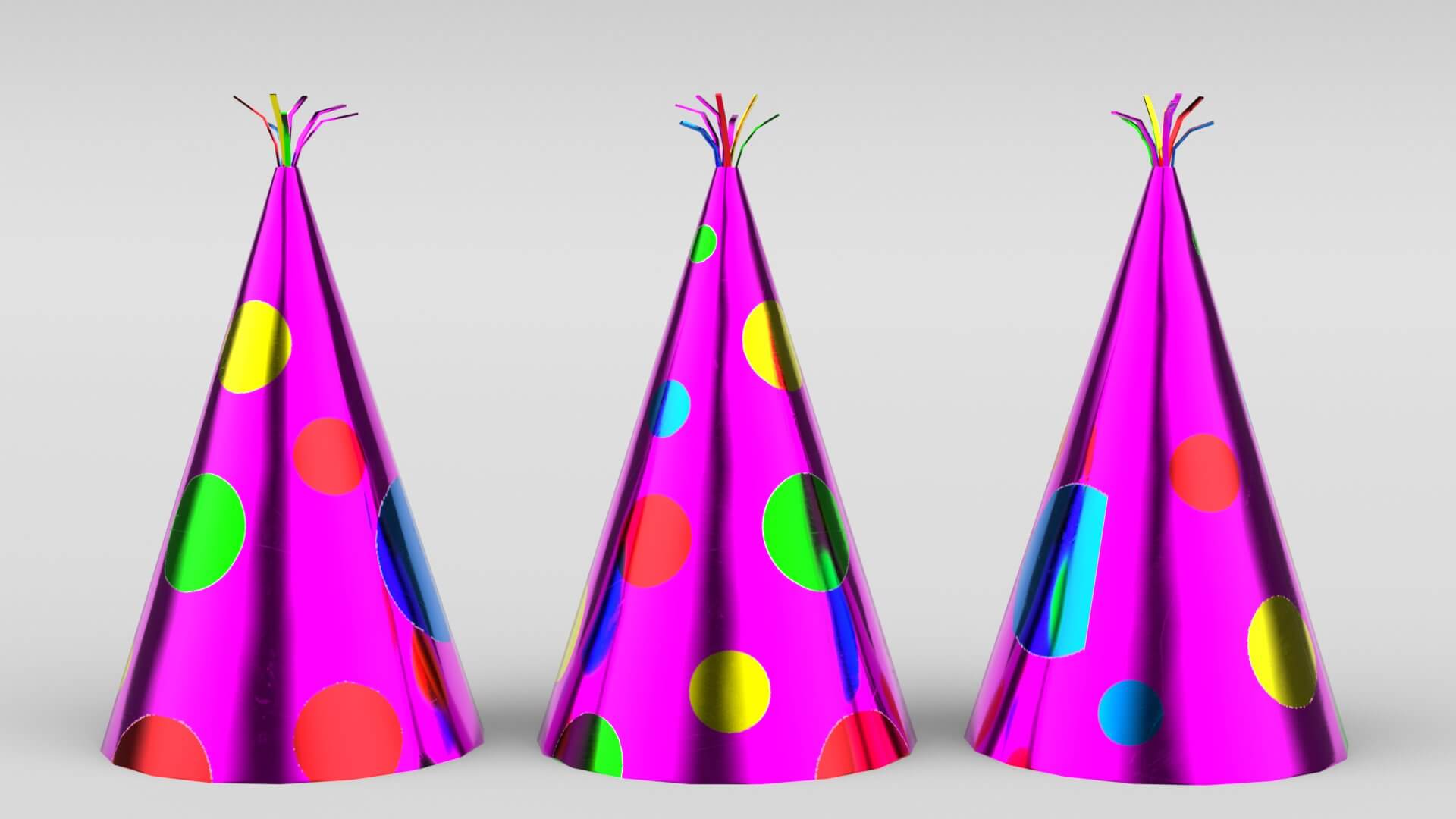 Party Hat - 3D Model by Grishmanovskij Anton