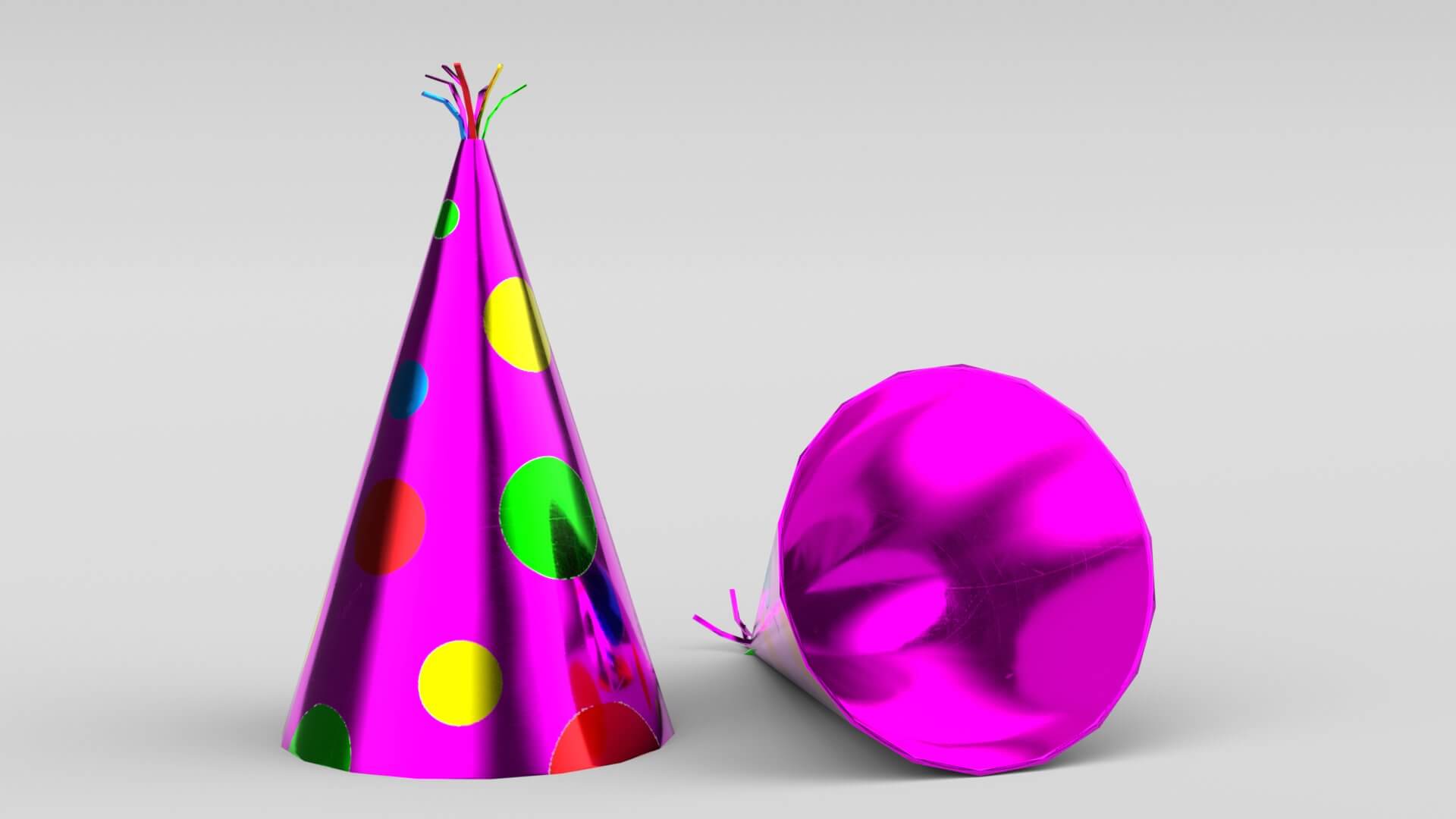 Party Hat - 3D Model by Grishmanovskij Anton
