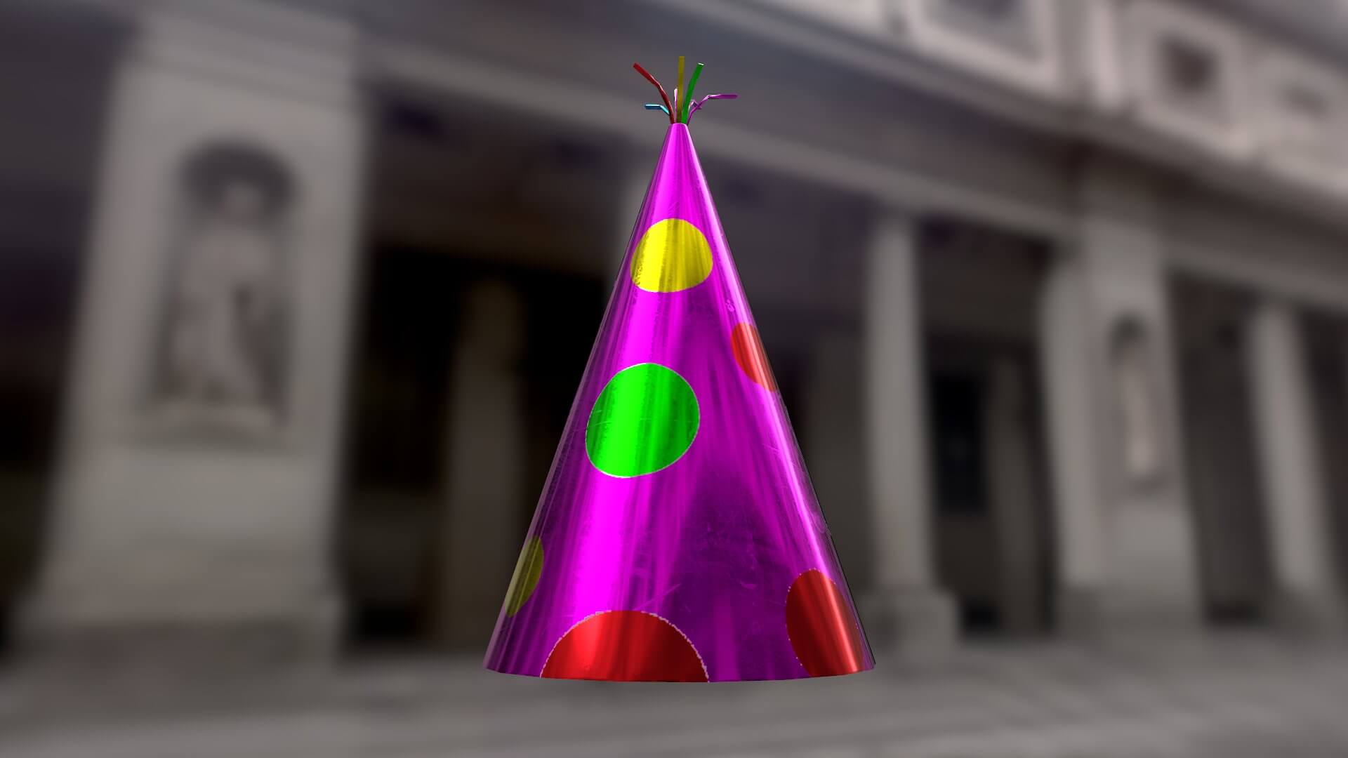 Party Hat - 3D Model by Grishmanovskij Anton