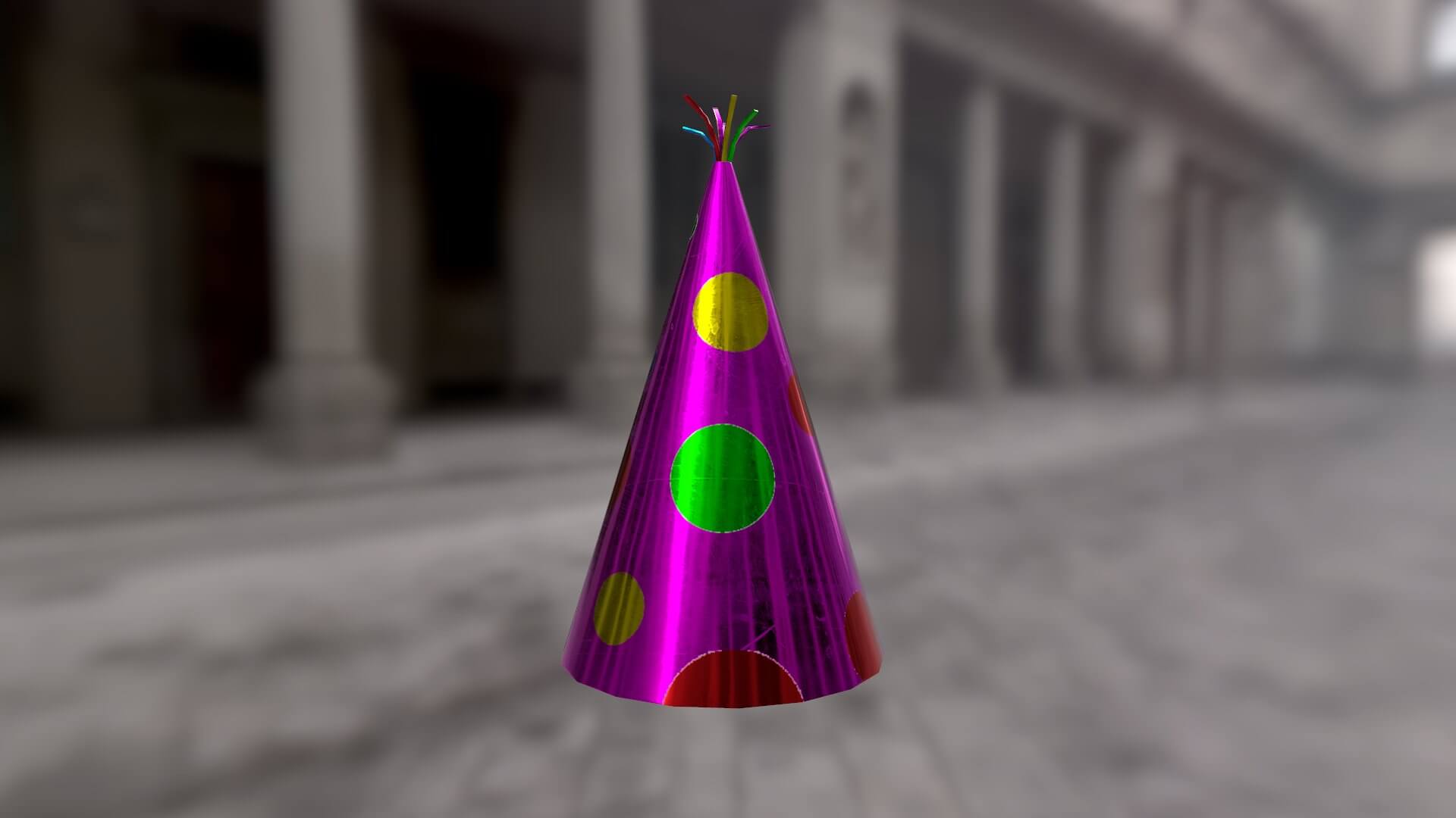 Party Hat - 3D Model by Grishmanovskij Anton