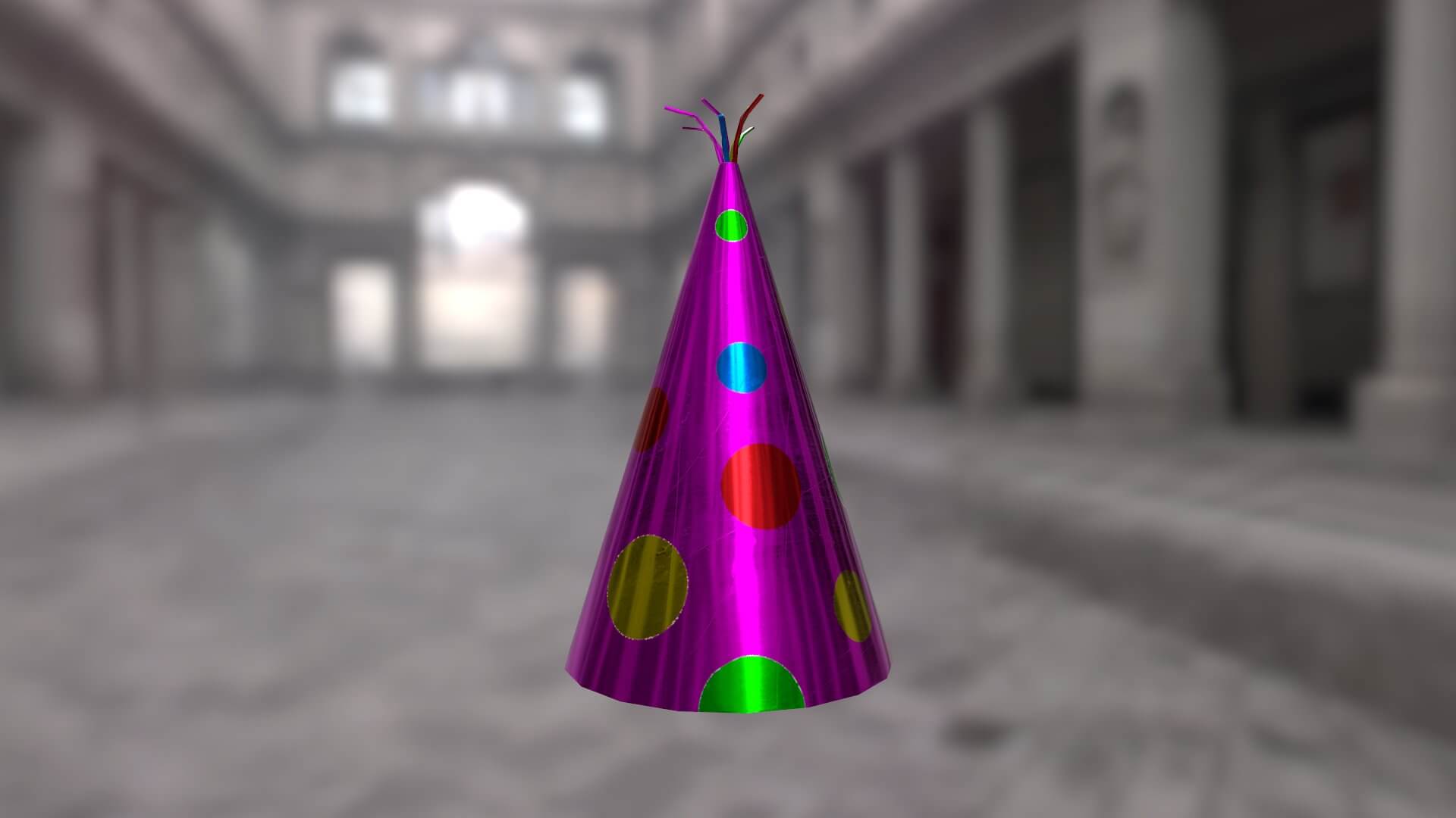 Party Hat - 3D Model by Grishmanovskij Anton