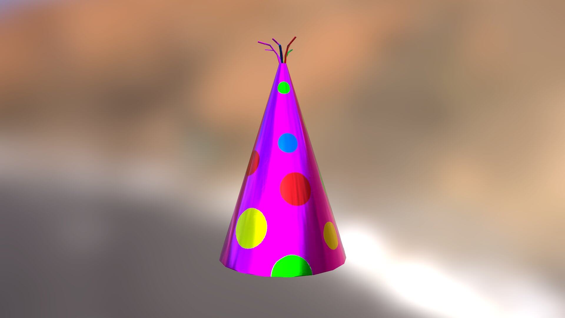 Party Hat - 3D Model by Grishmanovskij Anton