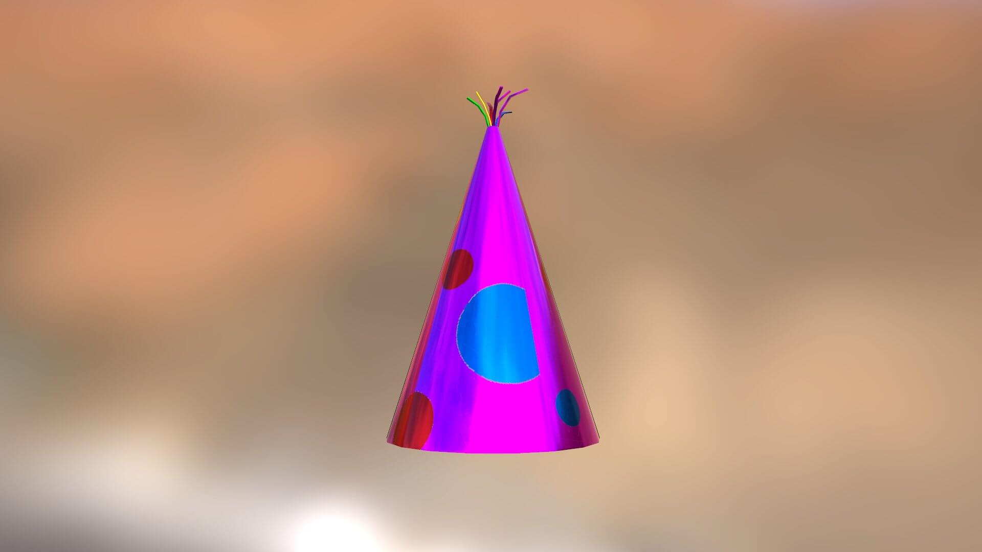 Party Hat - 3D Model by Grishmanovskij Anton