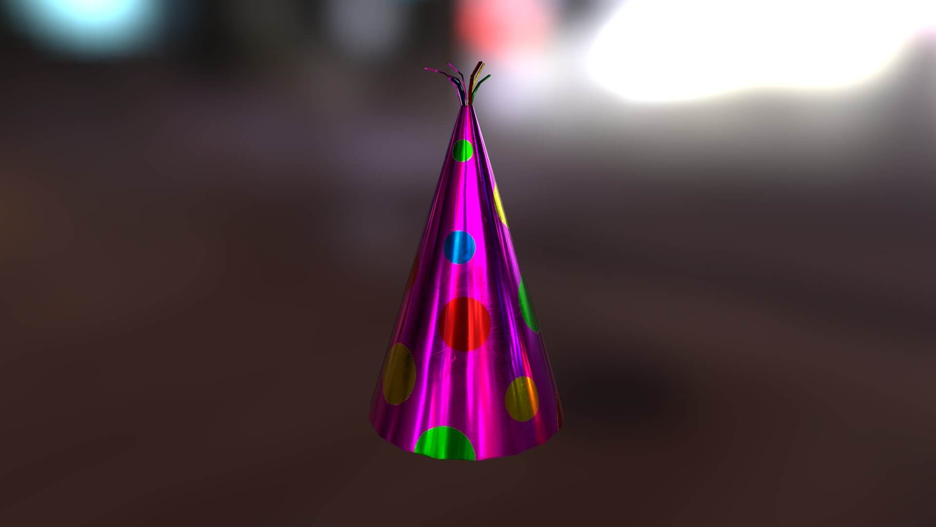 Party Hat - 3D Model by Grishmanovskij Anton