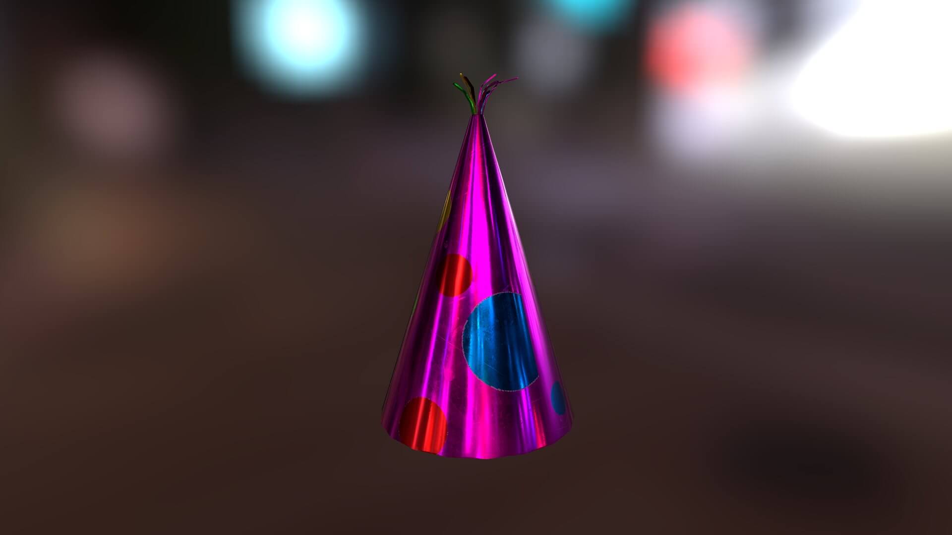 Party Hat - 3D Model by Grishmanovskij Anton