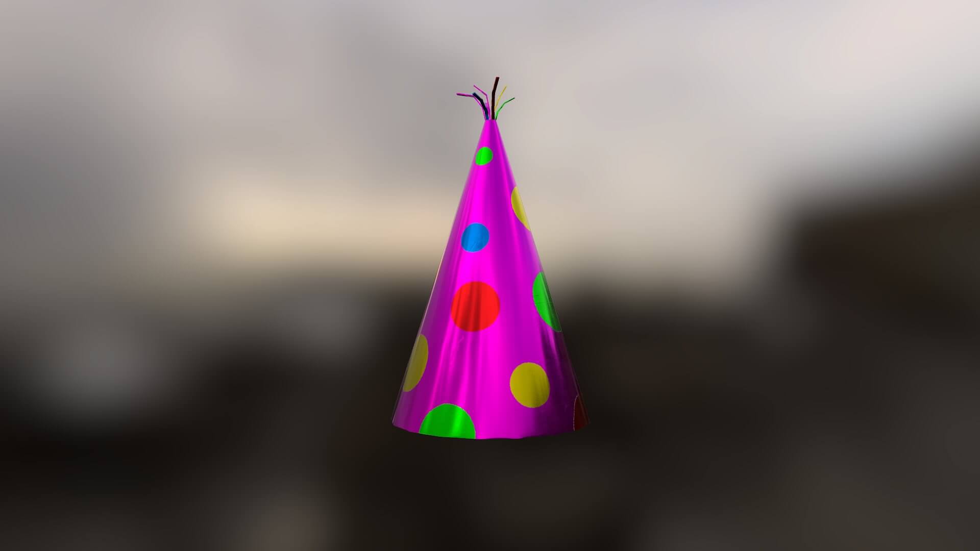 Party Hat - 3D Model by Grishmanovskij Anton