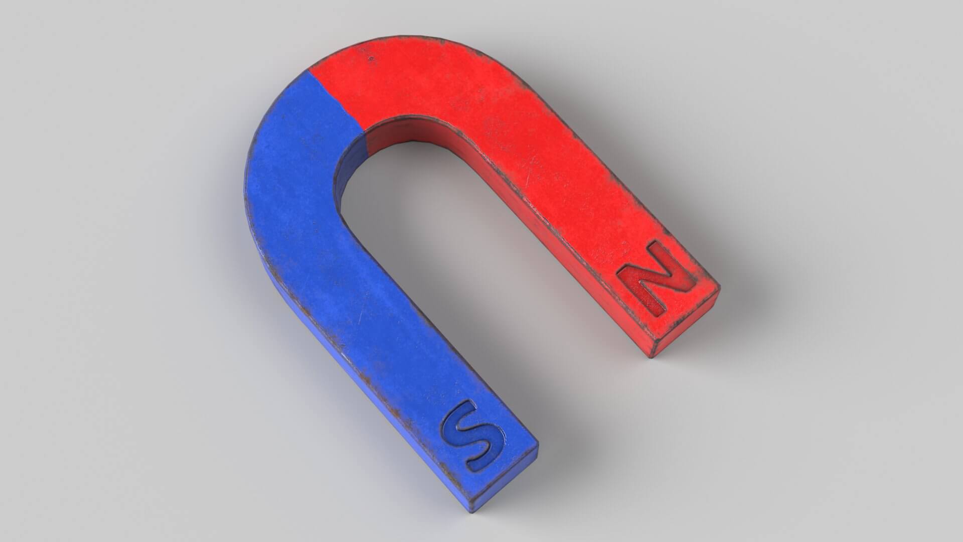 Permanent Magnet - 3D Model by Grishmanovskij Anton