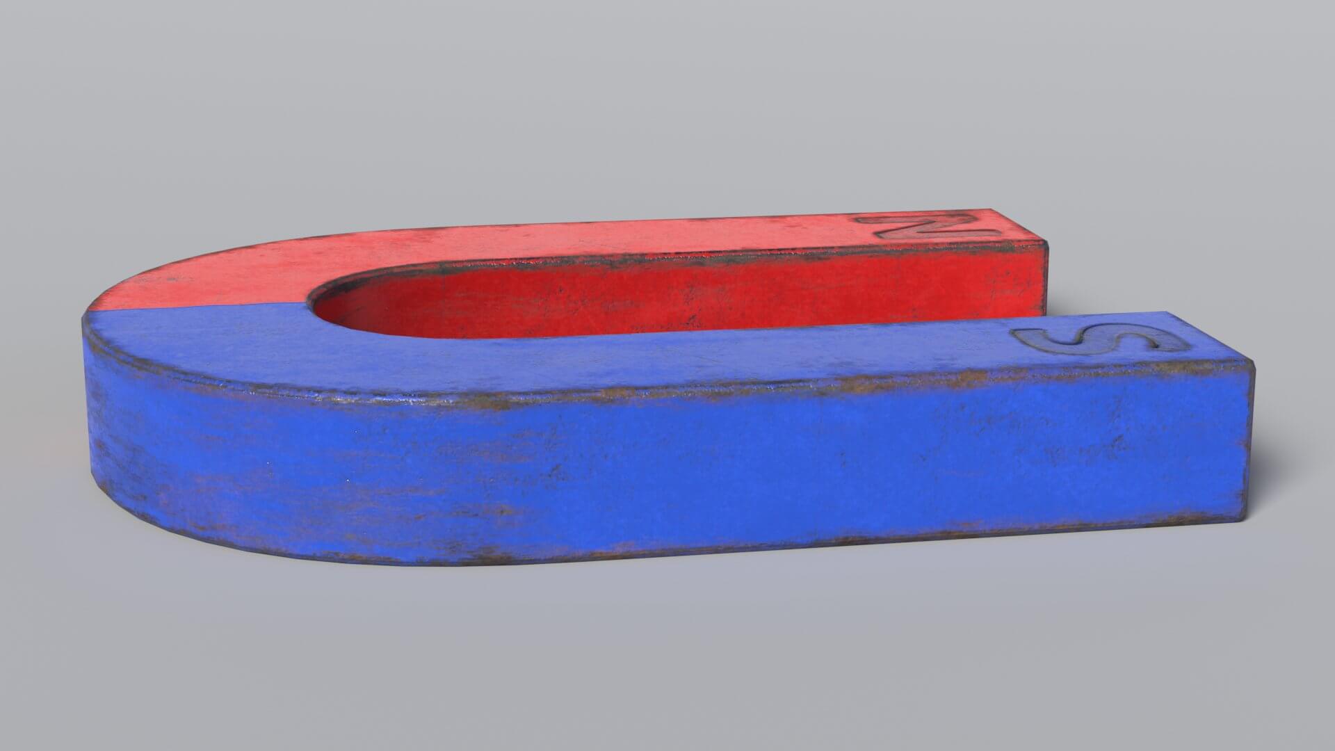 Permanent Magnet - 3D Model by Grishmanovskij Anton