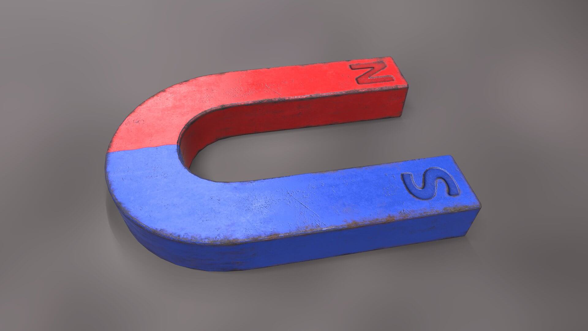 Permanent Magnet - 3D Model by Grishmanovskij Anton
