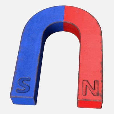 Permanent Magnet - 3D Model by Grishmanovskij Anton