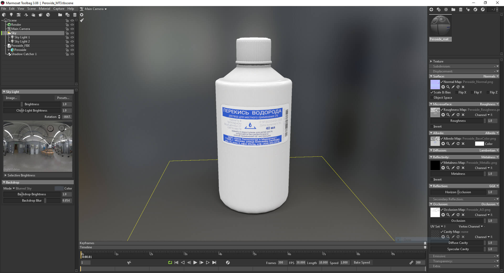 Peroxide - 3D Model by Grishmanovskij Anton