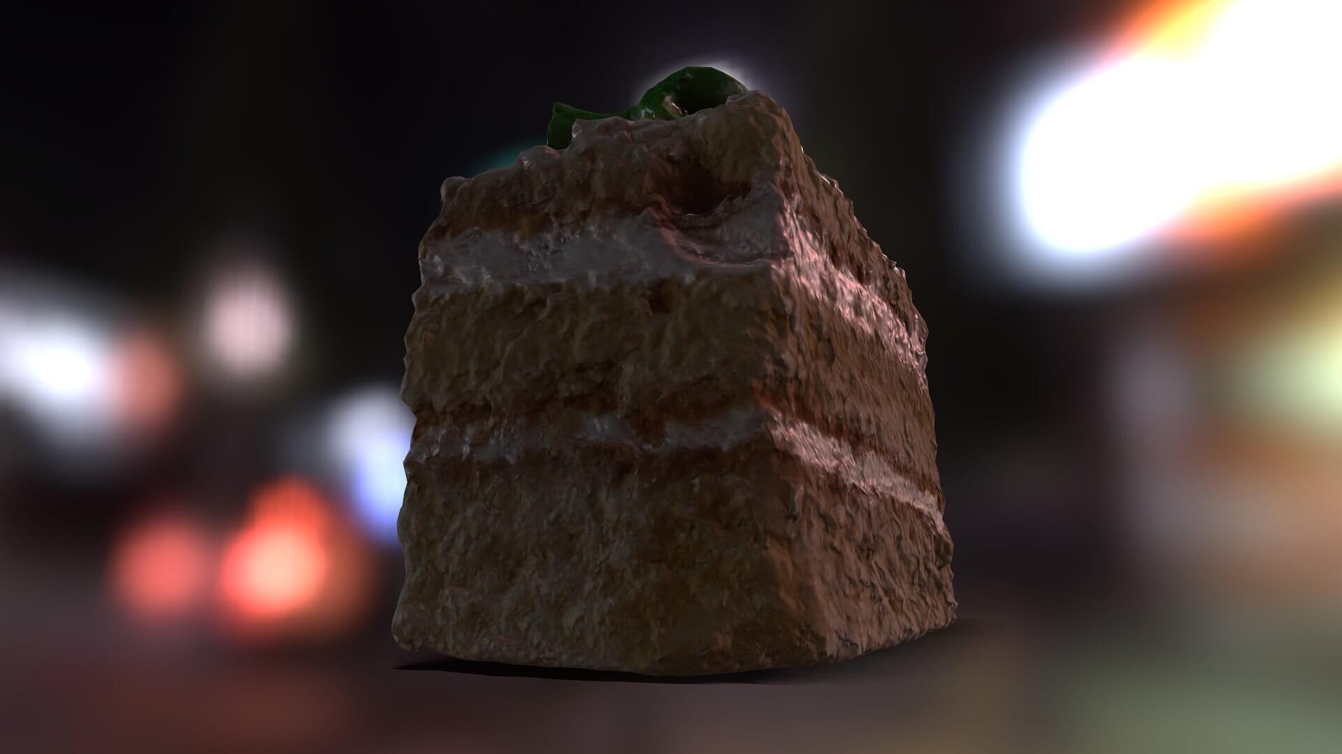 Piece Cake - 3D Model by Grishmanovskij Anton